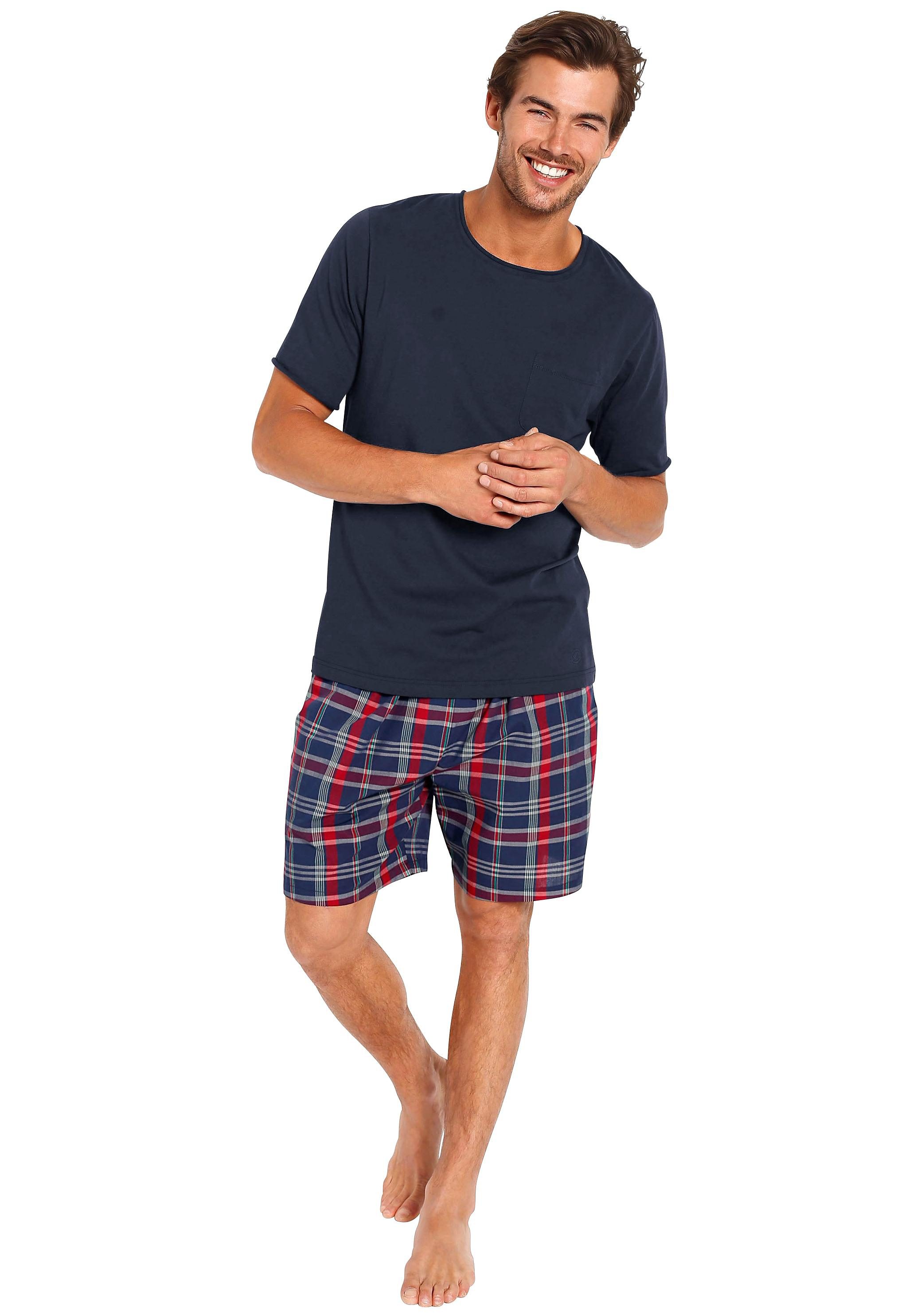 Soliver Red Label Bodywear Pyjama Kurz Mit Karohose Online Kaufen Otto