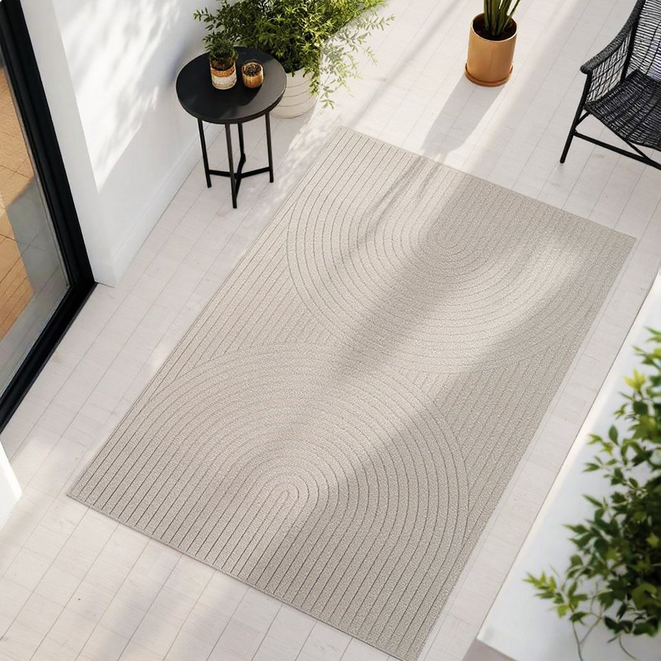 Teppium Teppich Skandinavischer 3d Teppich Rechteckig Höhe 5 Mm