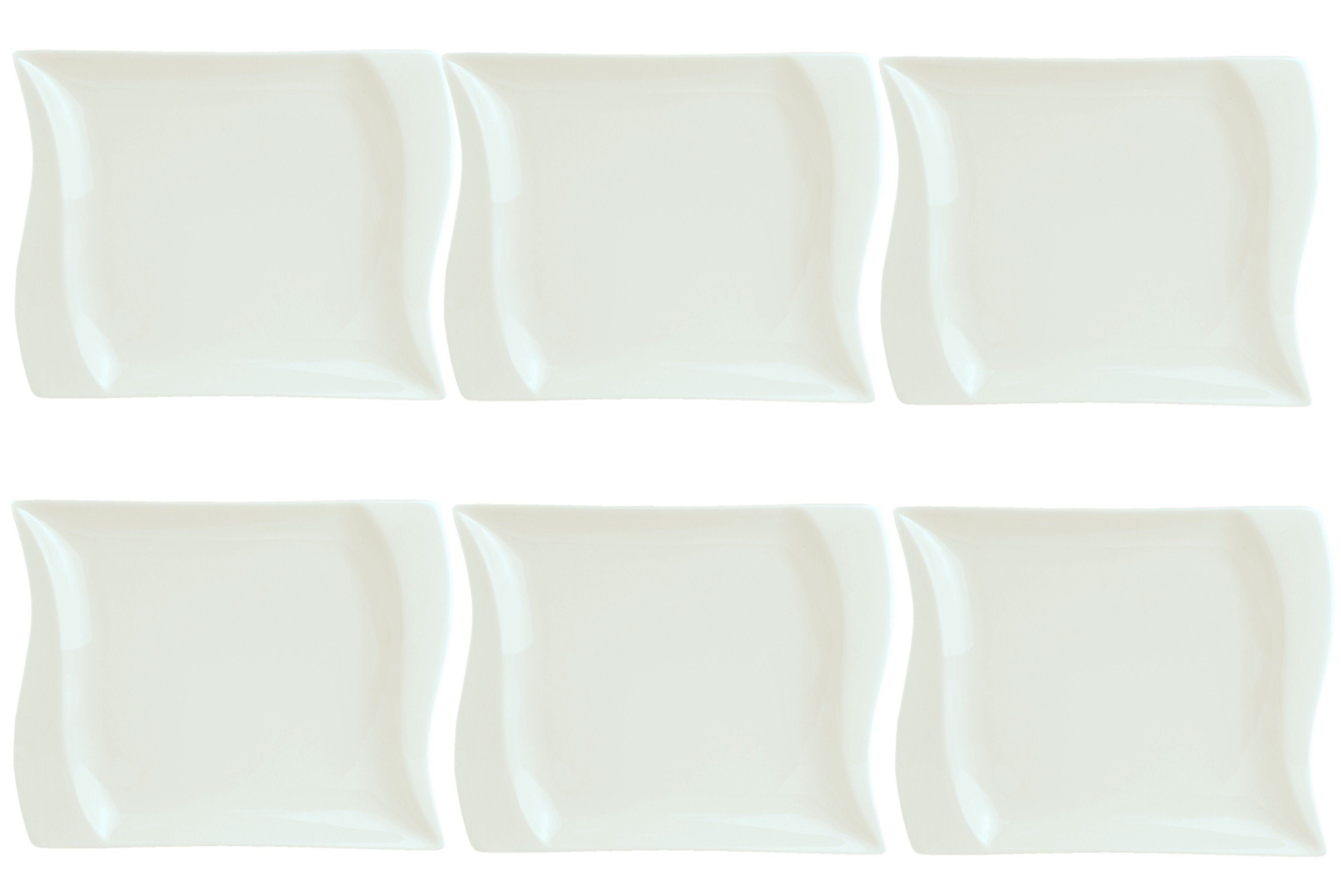 Günstige eckige weiße Teller online kaufen | OTTO