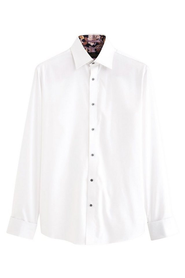 Next Langarmhemd Formelles Slim Fit Signature Hemd Mit Struktur 1 Tlg