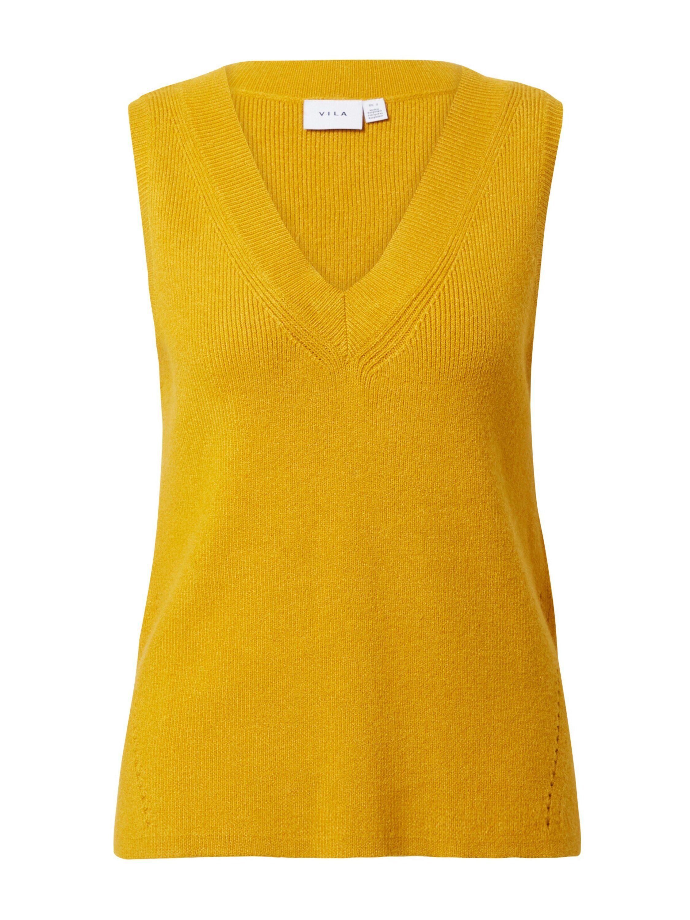 Vila Strickpullover Ril 1 Tlg Plainohne Details Weicher Griff