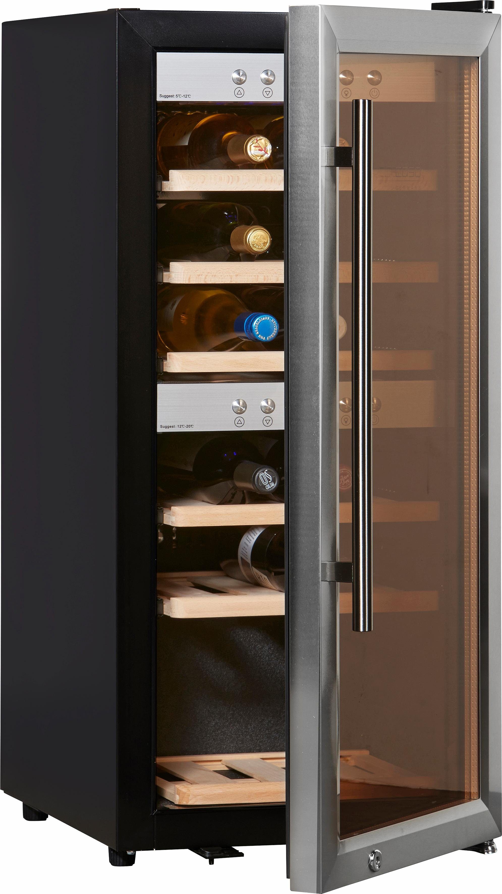 Винный шкаф caso winecomfort 24 black - 97 фото