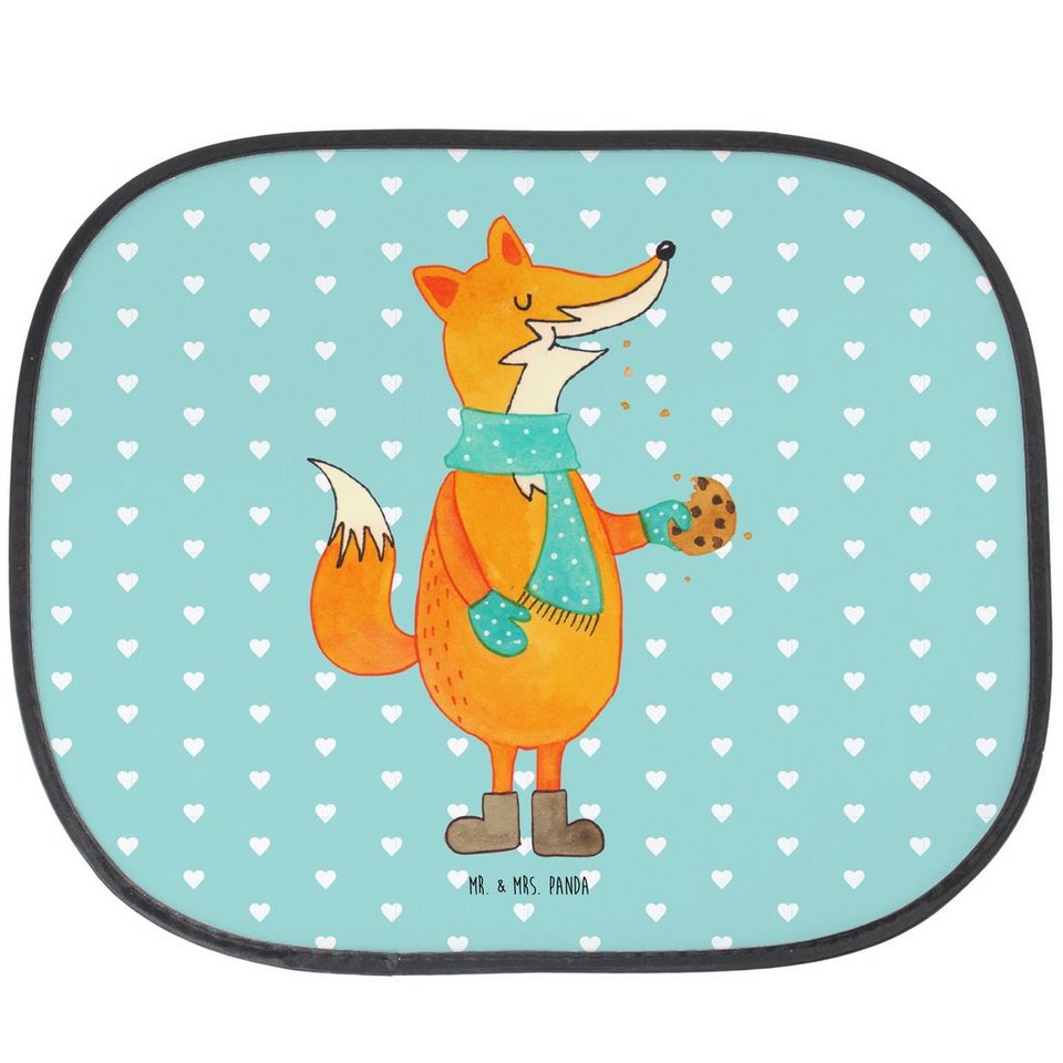 Sonnenschutz Fuchs Keks Türkis Pastell Geschenk Plätzchen Auto
