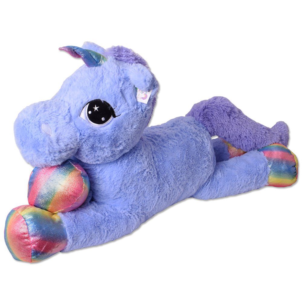Te Trend Kuscheltier Großes Xxl Einhorn Plüscheinhorn Plüschtier