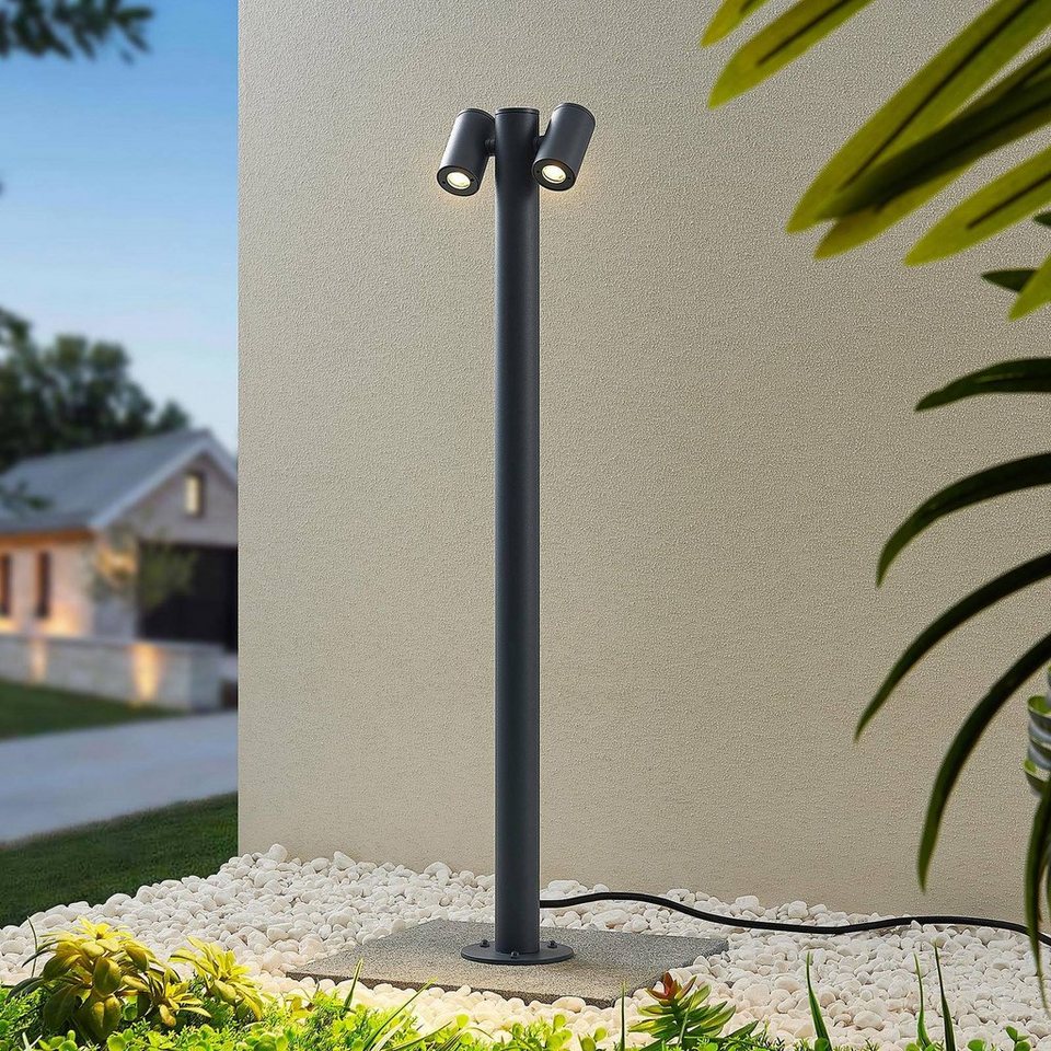 Lucande Led Pollerleuchte Saige Led Lampen Warmweiß Modern