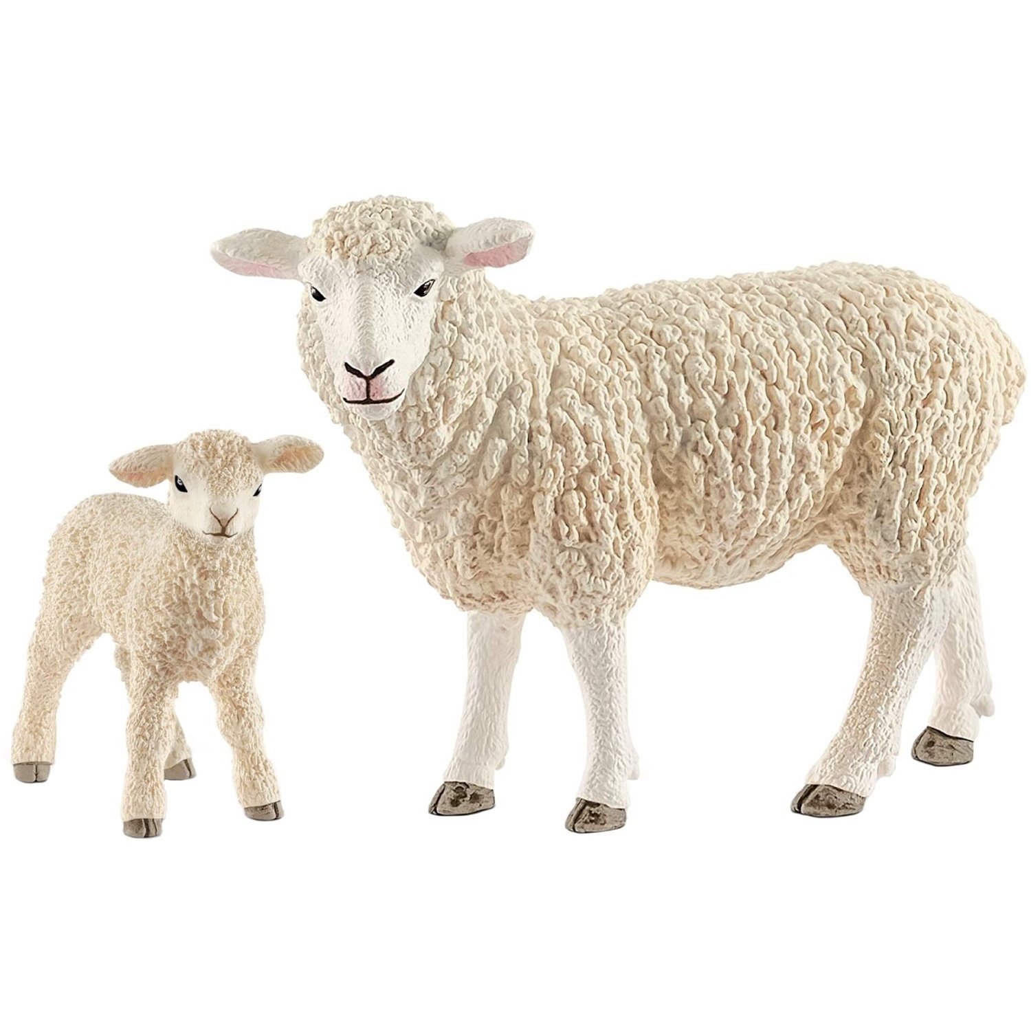 Schleich® Tierfigur 13882 13883 Farm World 2er Set Schaf + Lamm