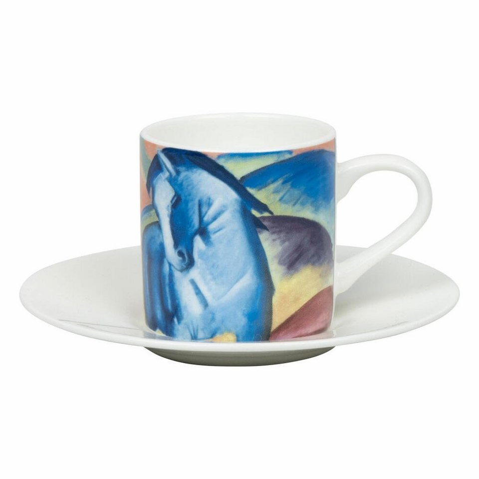 Könitz Espressotasse Blaues Pferd I Franz Marc 95 Ml Bone China Mit