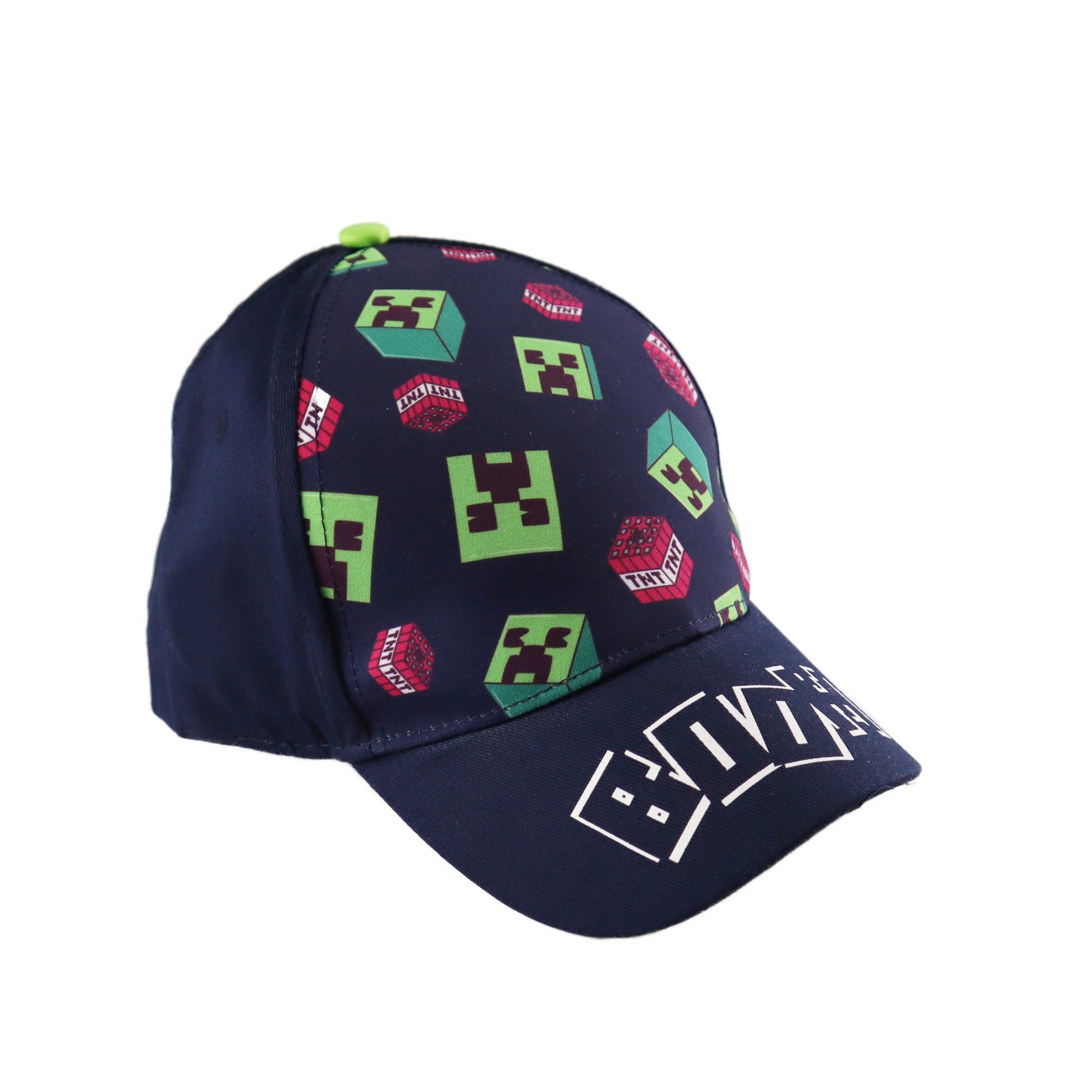 Minecraft Baseball Cap Minecraft Creeper Kinder Jugend Basecaps Gr. 52 ...