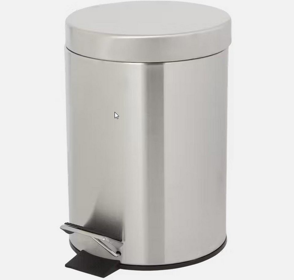 Spectrum Kosmetikeimer Treteimer Edelstahl Kunststoff 3 Liter Matt