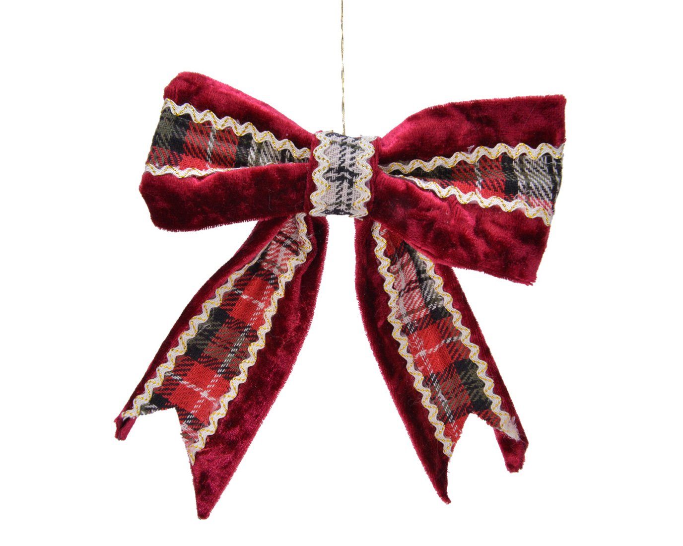 Decoris Season Decorations Christbaumschmuck Samtschleife Mit