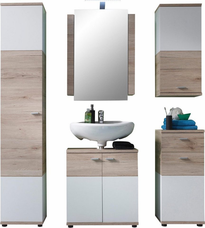 Trendteam Badmöbel Set Campus Set 5 Tlg Otto