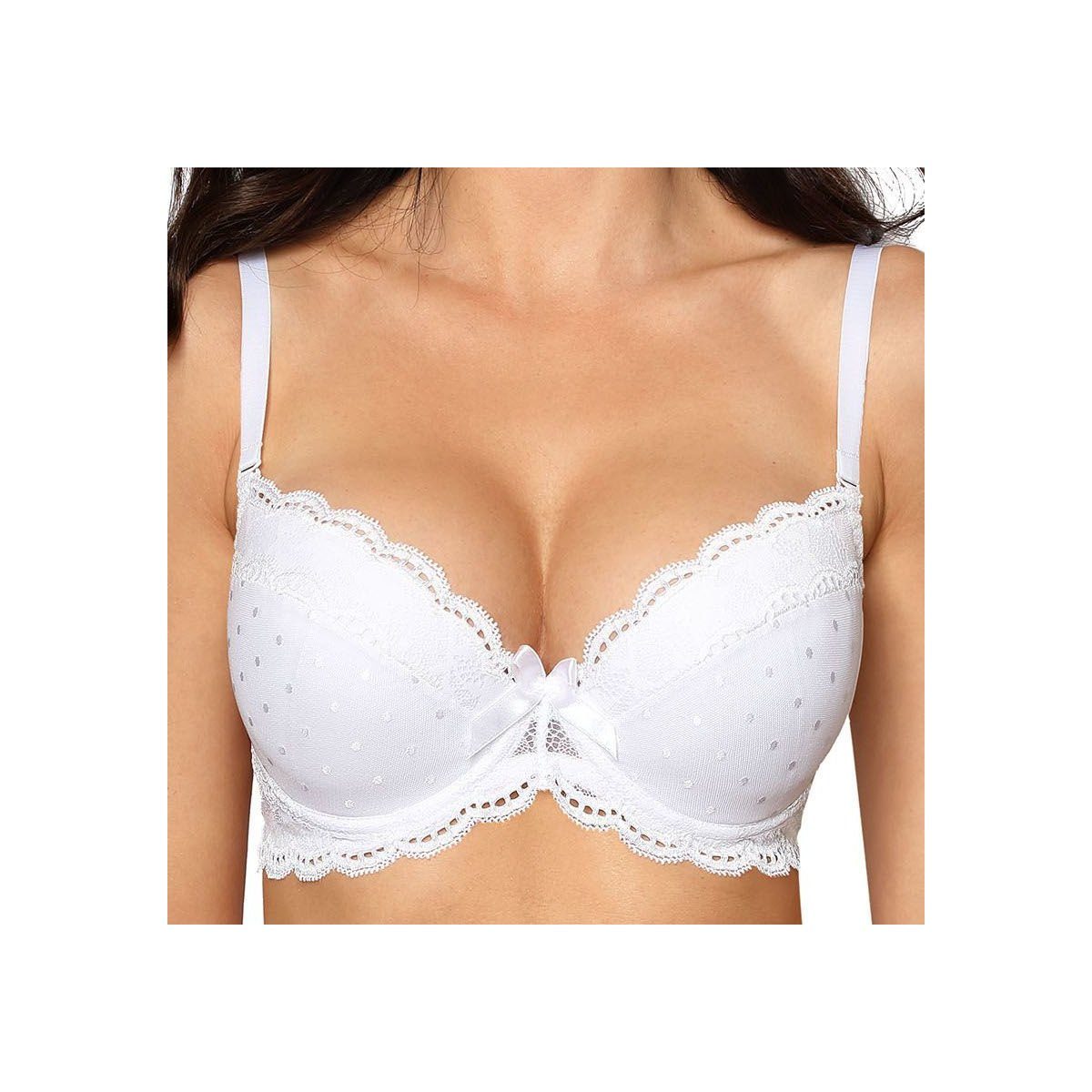 Róza Bustier RZ LaGerta push-up bra white 85C