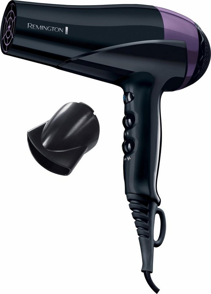 Remington Haartrockner D6090, 2200 W, Hilft gegen das Verblassen von ... Remington Haartrockner D6090, 2200 W, Hilft gegen das Verblassen von ...