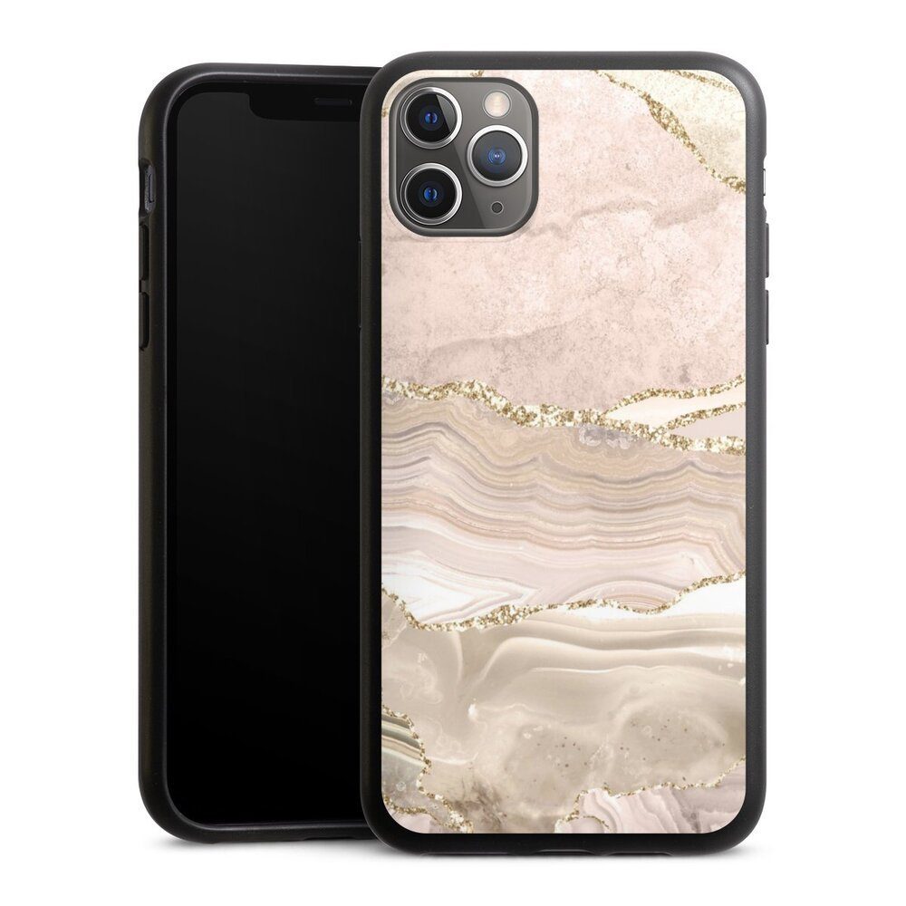 Deindesign Handyhülle Glitzer Look Marmor Utart Rose Marble Dream