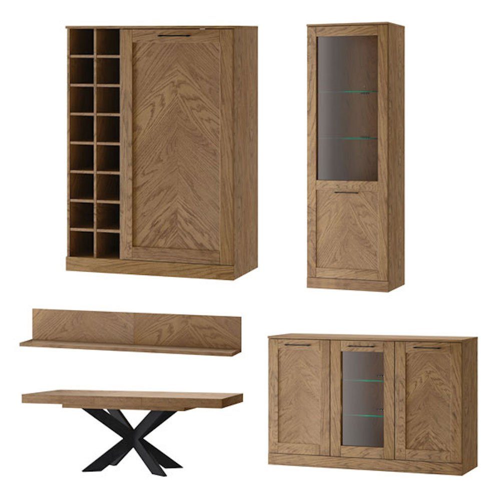 Rustikale Wohnwände » Rustikale Schrankwände & Anbauwände