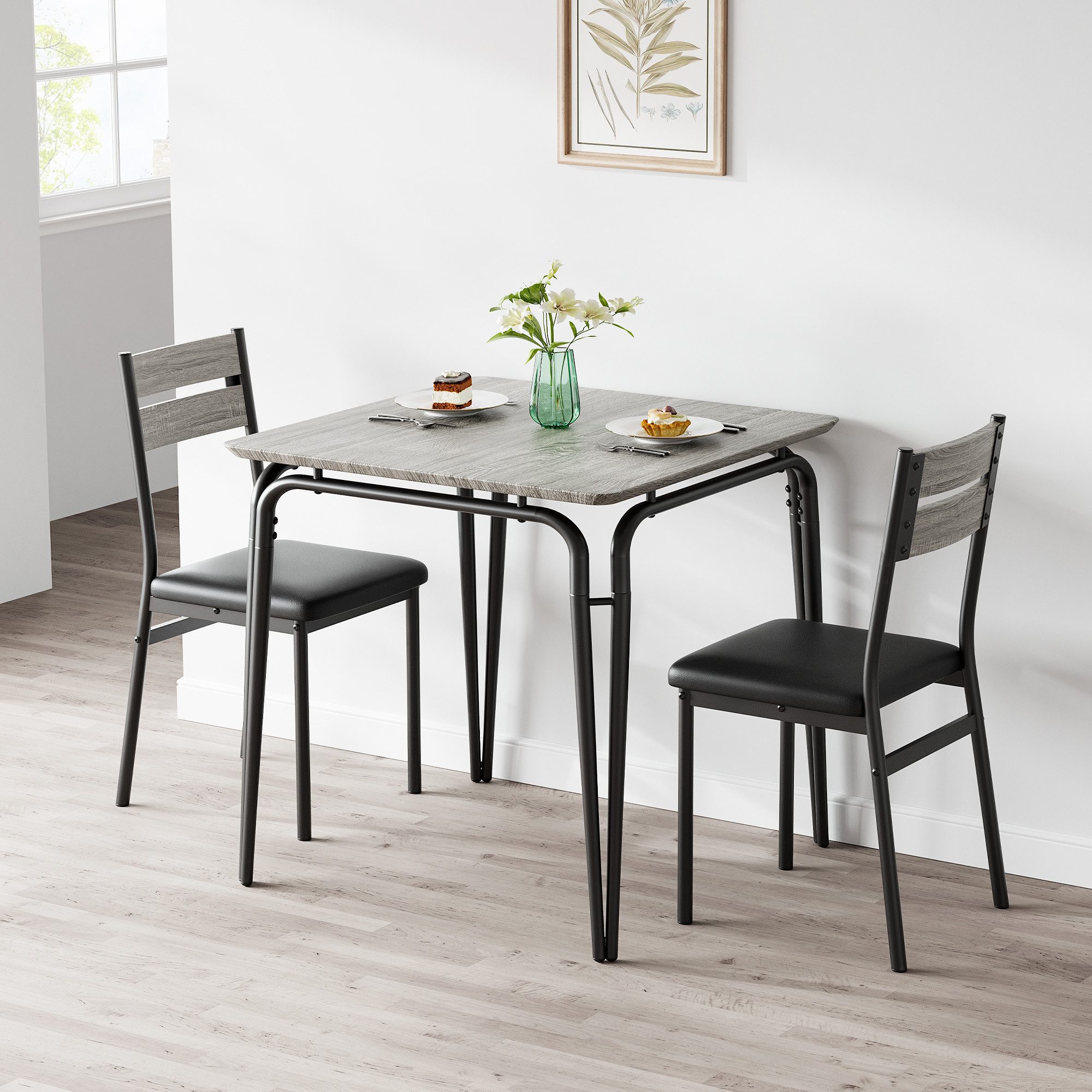 Tisch Mit Sthlen Platzsparend