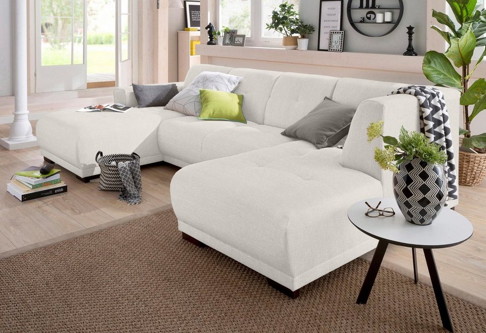 Home Affaire Wohnlandschaft Langeland U Form Incl 2 Zierkissen