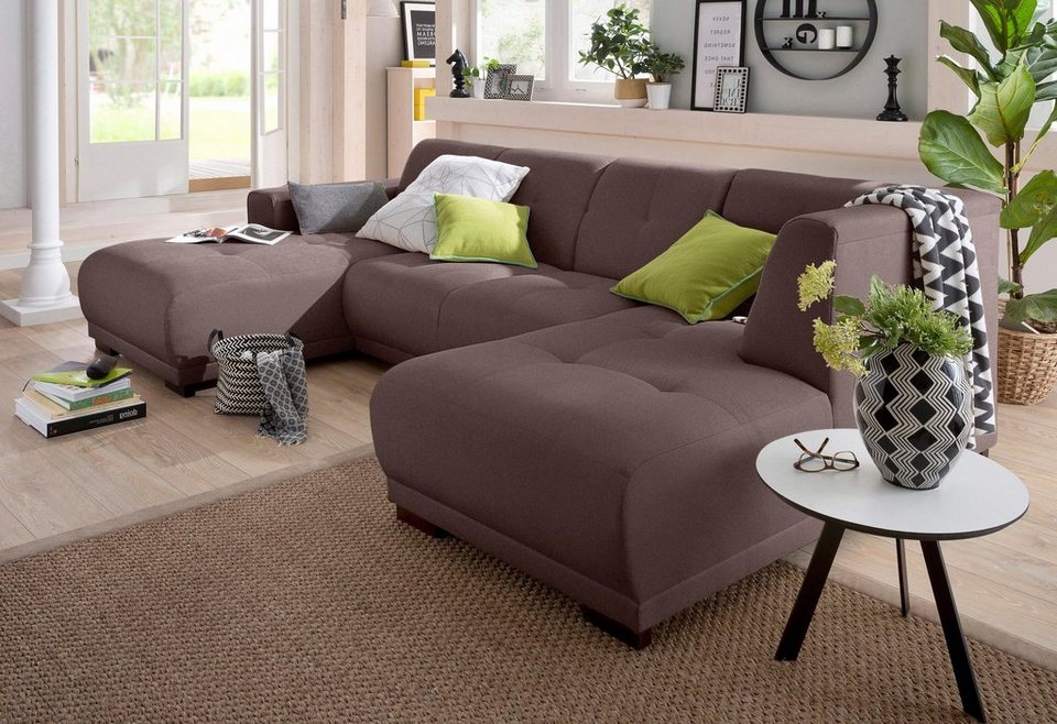 Home Affaire Wohnlandschaft Langeland U Form Incl 2 Zierkissen