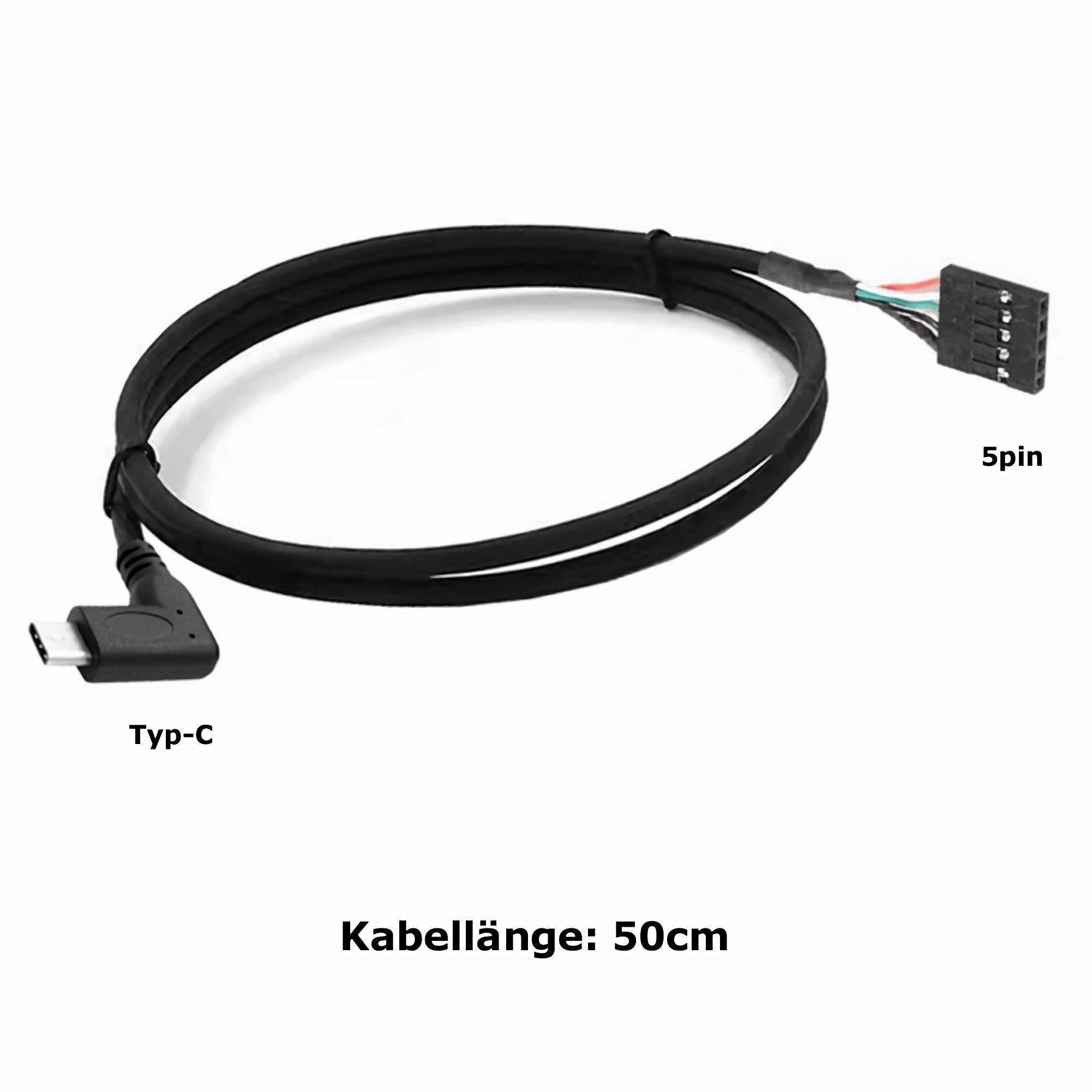 Bolwins F47 Pinheader 5p auf USB Typ-C Kabel 5p Header Buchse zu Typ-C ...