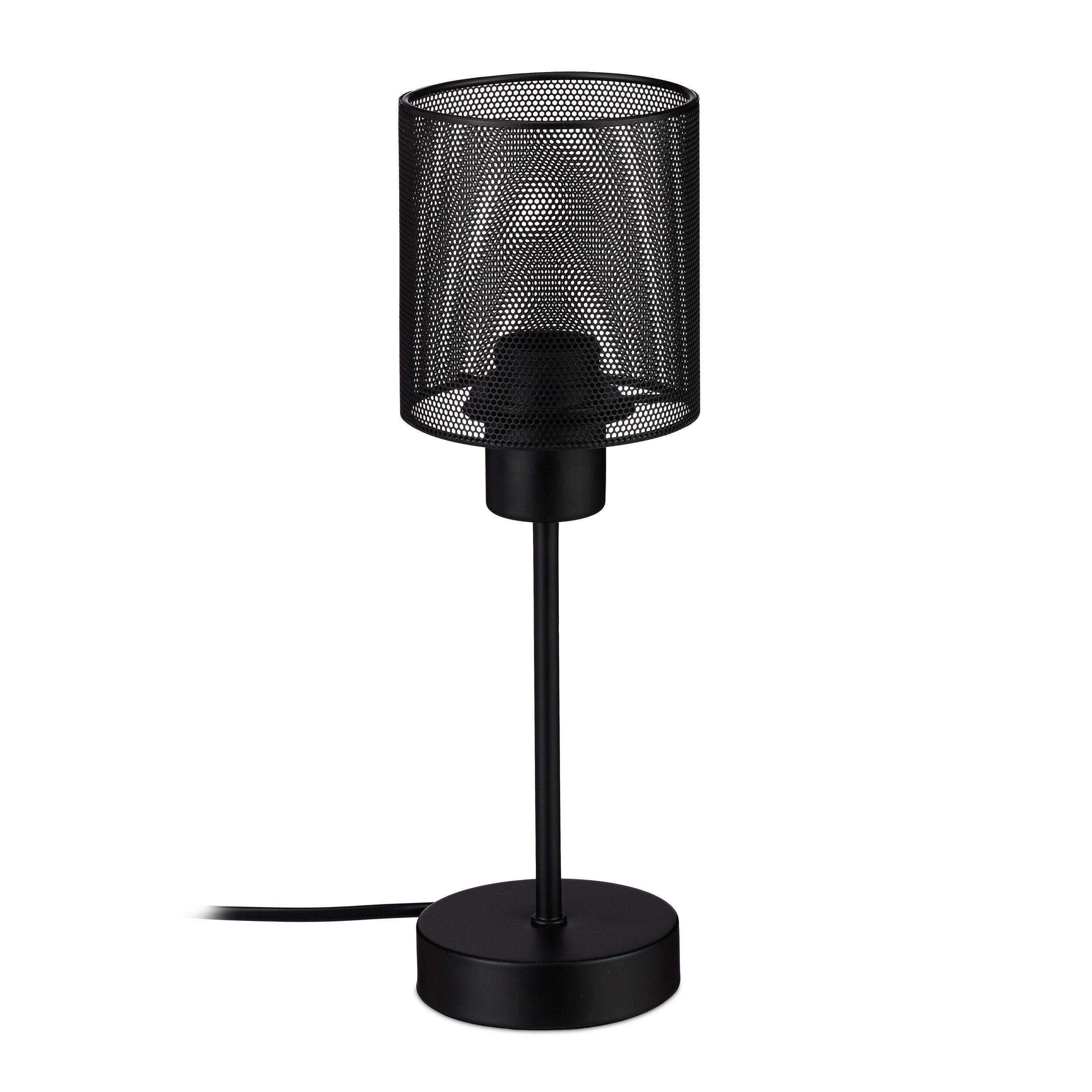 relaxdays Tischleuchte »Moderne Tischlampe schwarz« online kaufen | OTTO