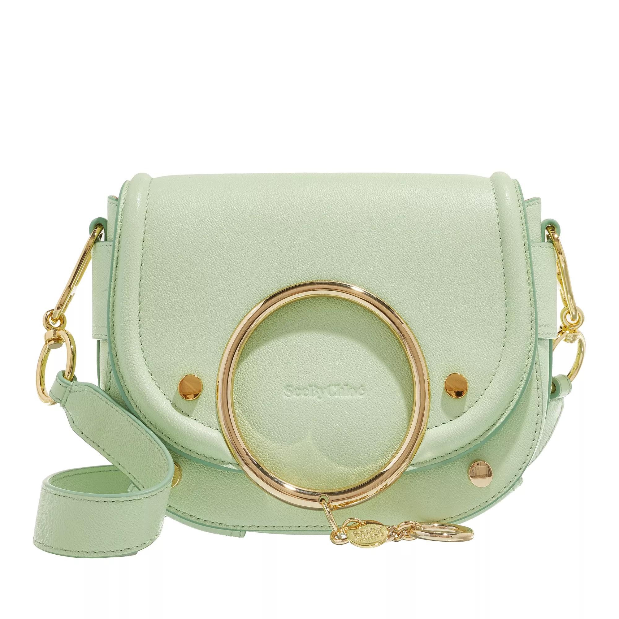 see by chloé Messenger Bag light green (1-tlg), Material: Textil,Leder ...