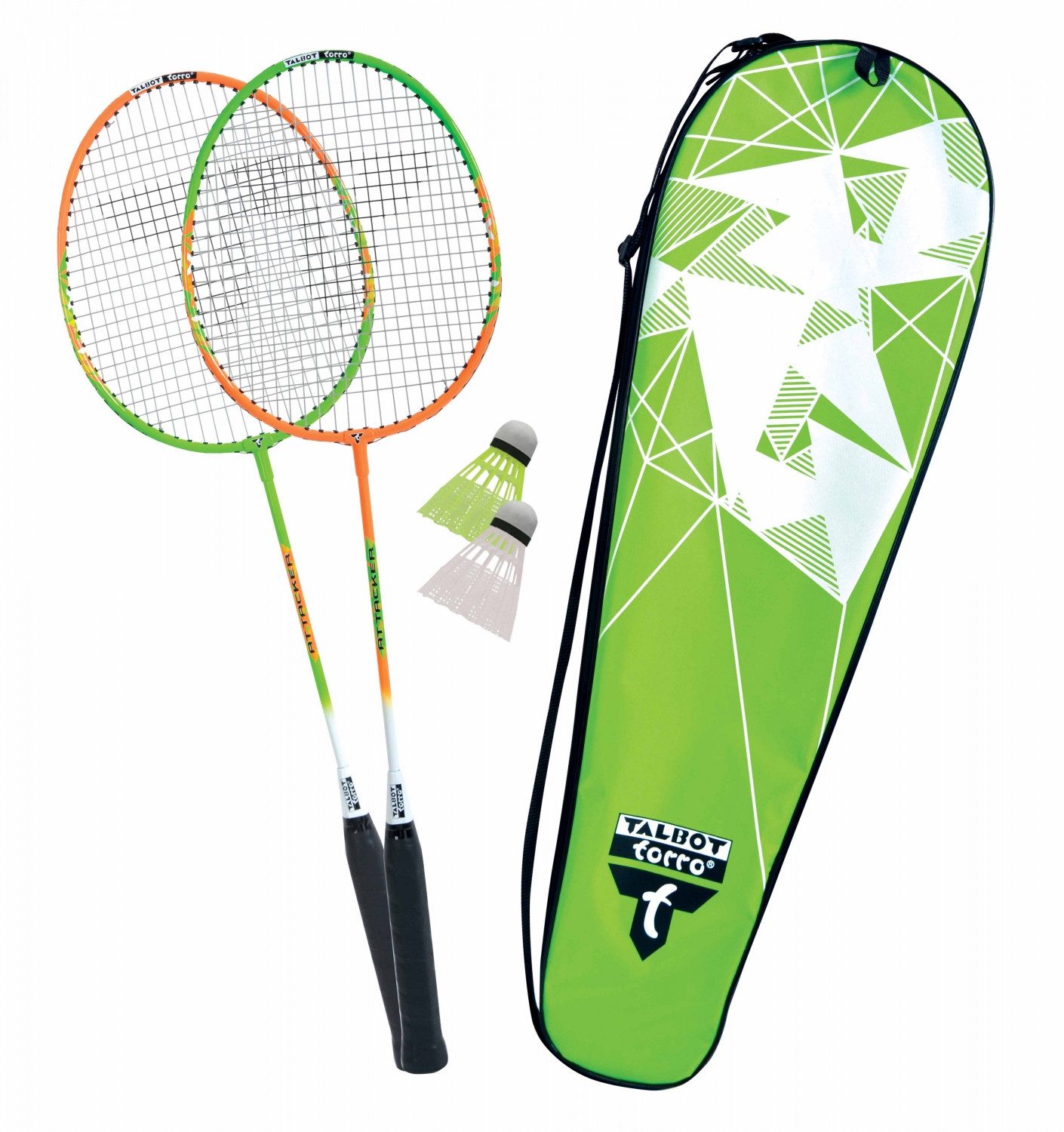 Talbot-Torro Badmintonschläger 2 er Attaker Set Badminton