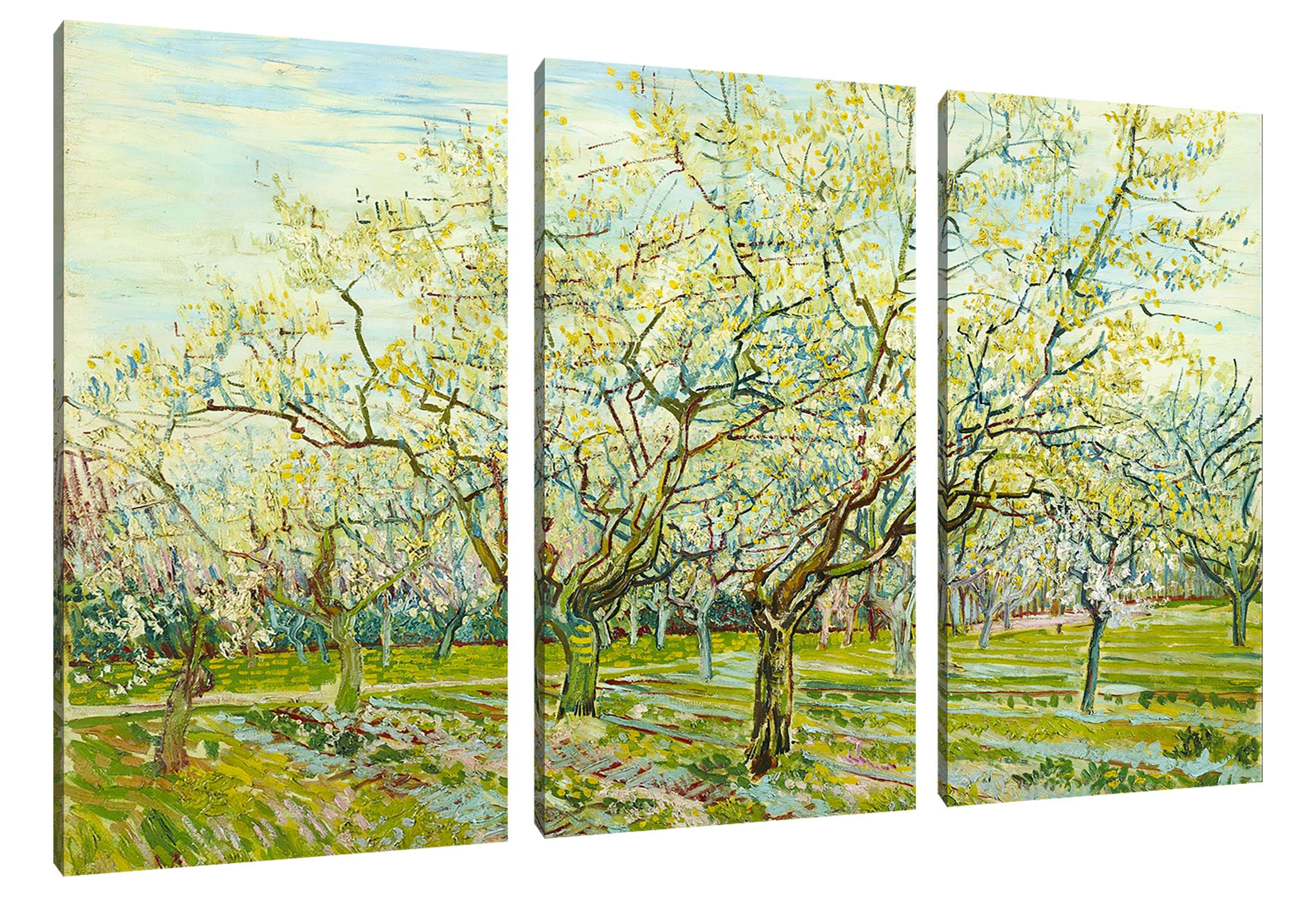 Pixxprint Leinwandbild Vincent Van Gogh Der Weiße Obstgarten Vincent