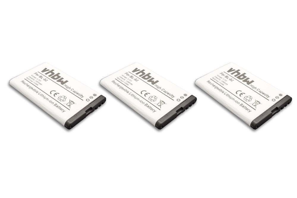 vhbw passend für Siemens Gigaset SL930A, SL930H, SL930 Festnetz & DECT Akku Akku Li-Ion 1300 mAh ...