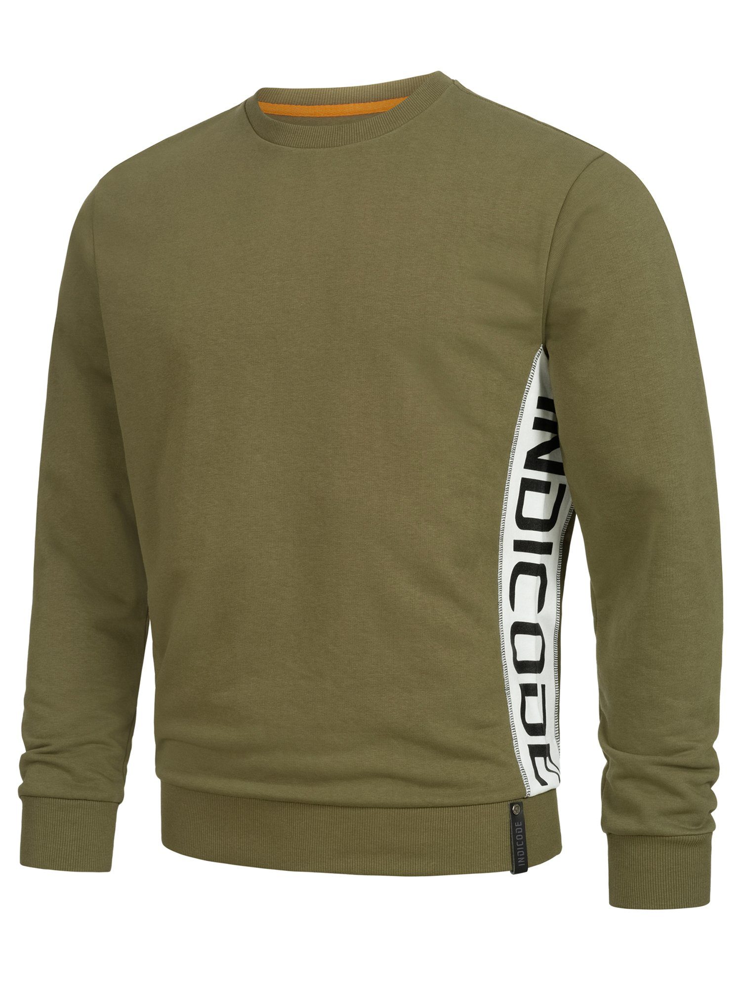 Indicode Sweater title_otto, Moderner Rundhalsausschnitt mit feinem ...