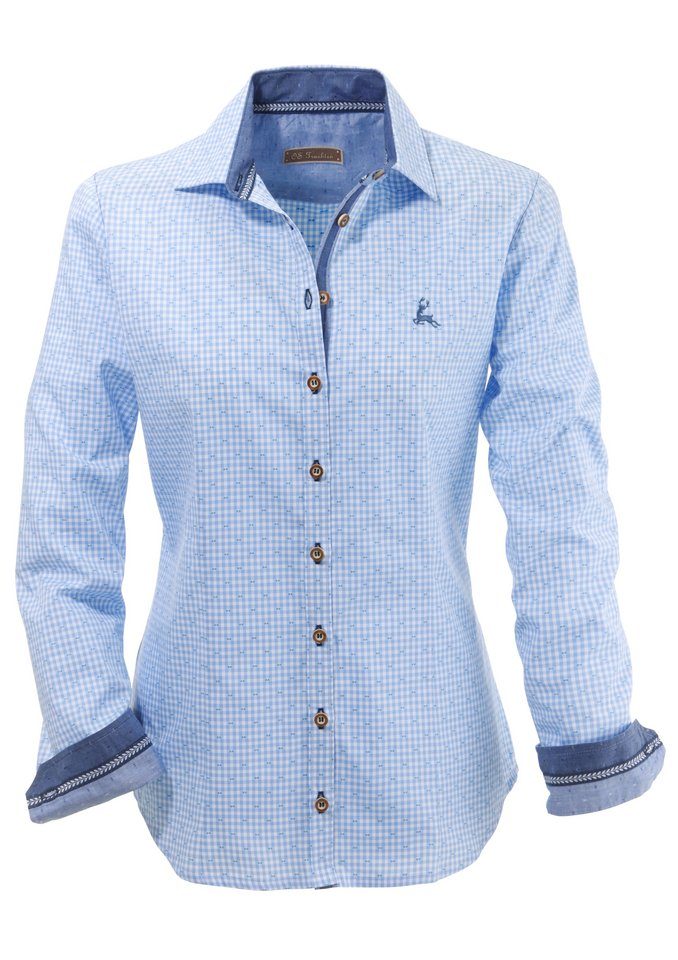 Os Trachten Trachtenbluse Damen Im Karo Design Otto