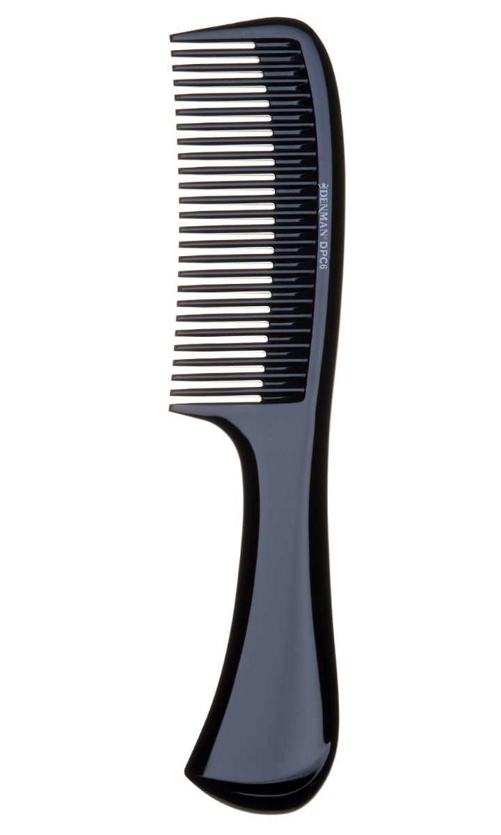 DENMAN Haarbürste Denman Denman Precision Comb DPC6 Rake schwarz