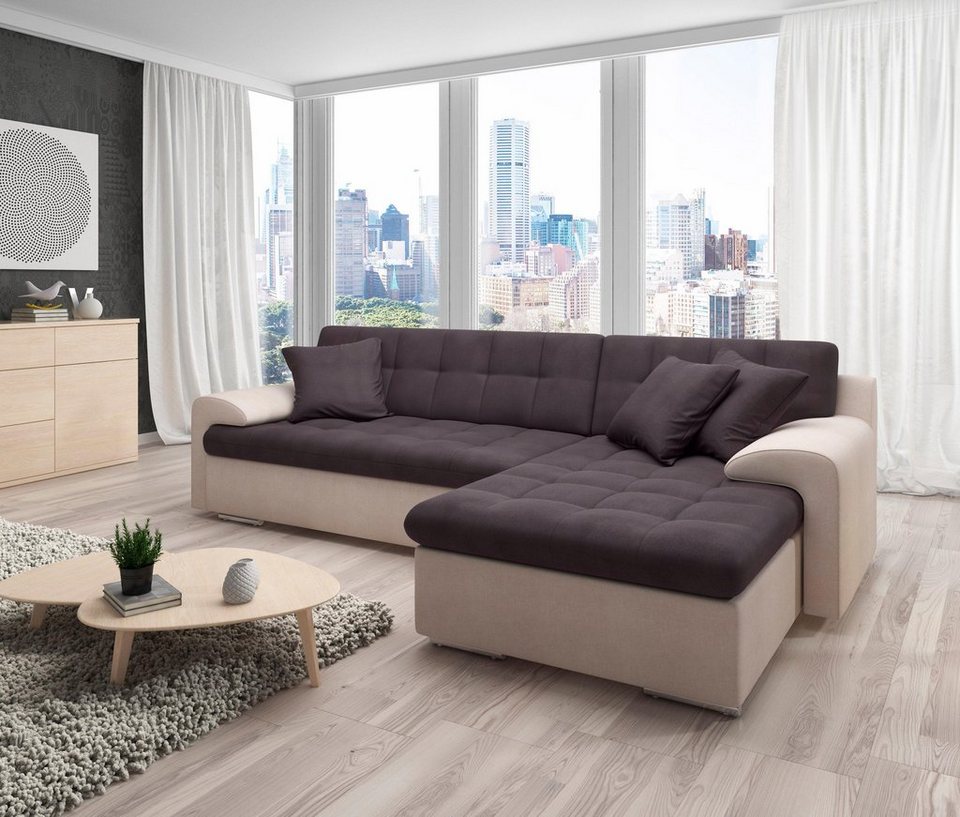 Trendmanufaktur Ecksofa Wahlweise Mit Bettfunktion Online Kaufen Otto
