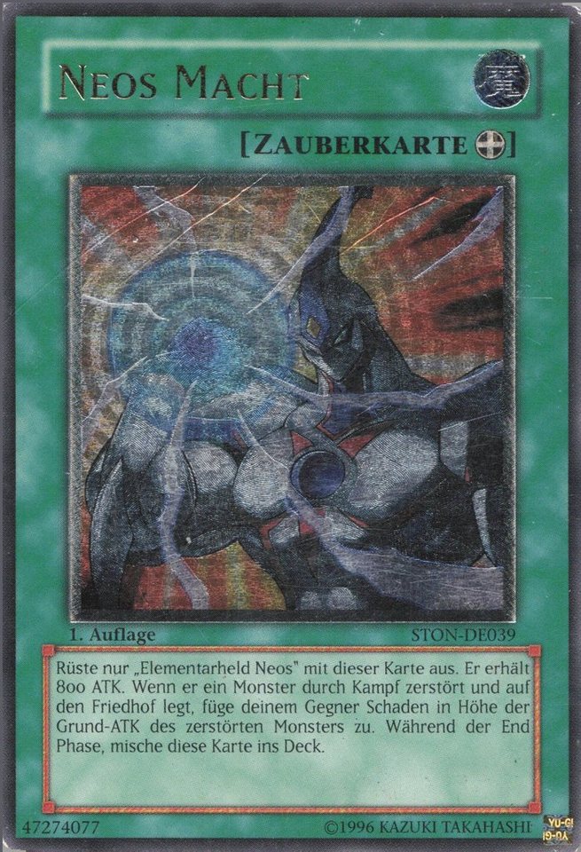 Recollectibles Sammelkarte Yugioh Karte Neos Macht V 2 Yu Gi Oh