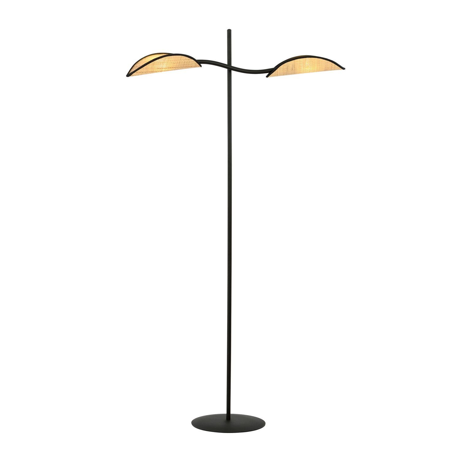 Licht Erlebnisse Stehlampe Becka Ohne Leuchtmittel Korb Schirm Metall