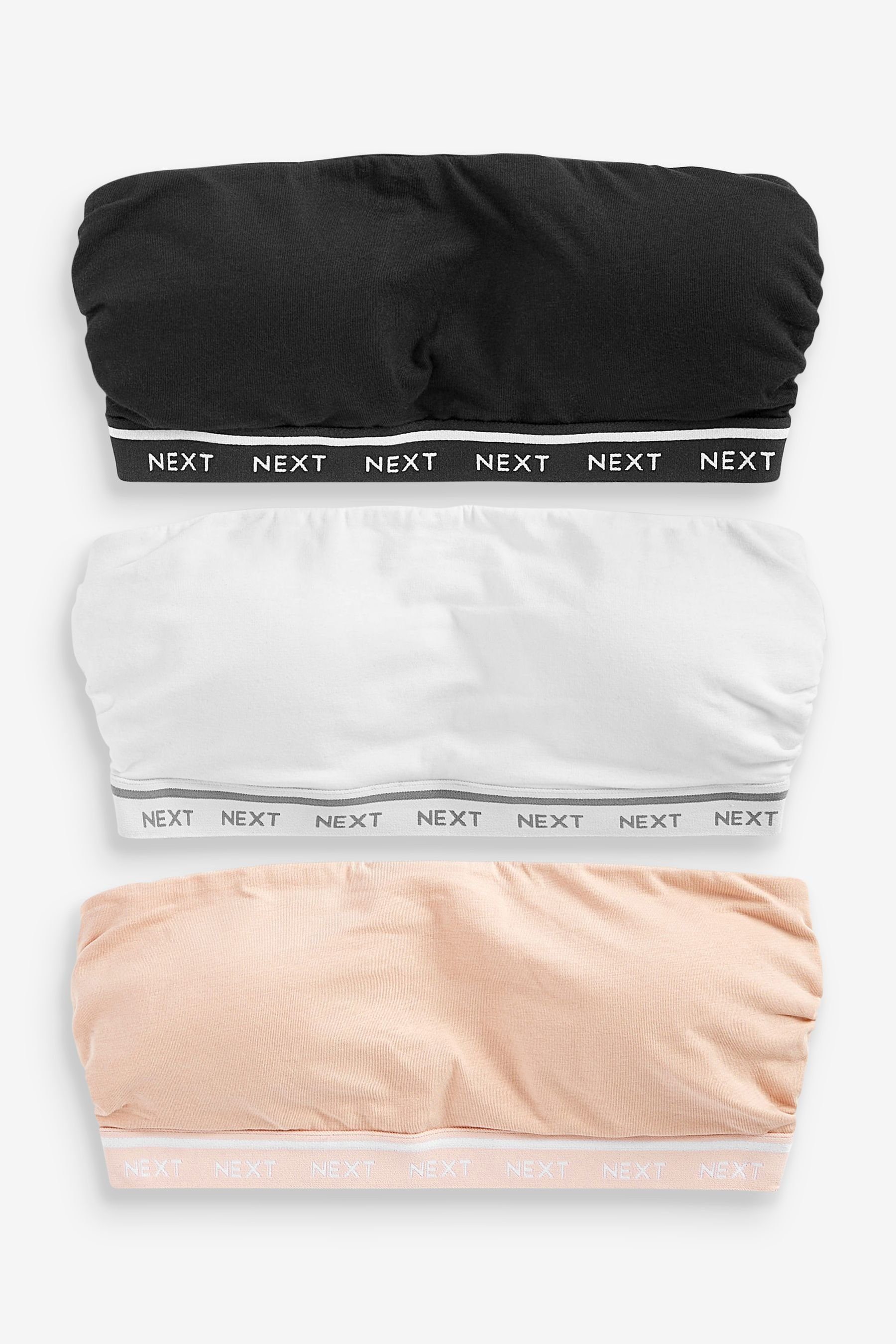 Next Bandeau Bh Farblich Abgestimmter Bandeau Bh 3er Pack 3 Tlg