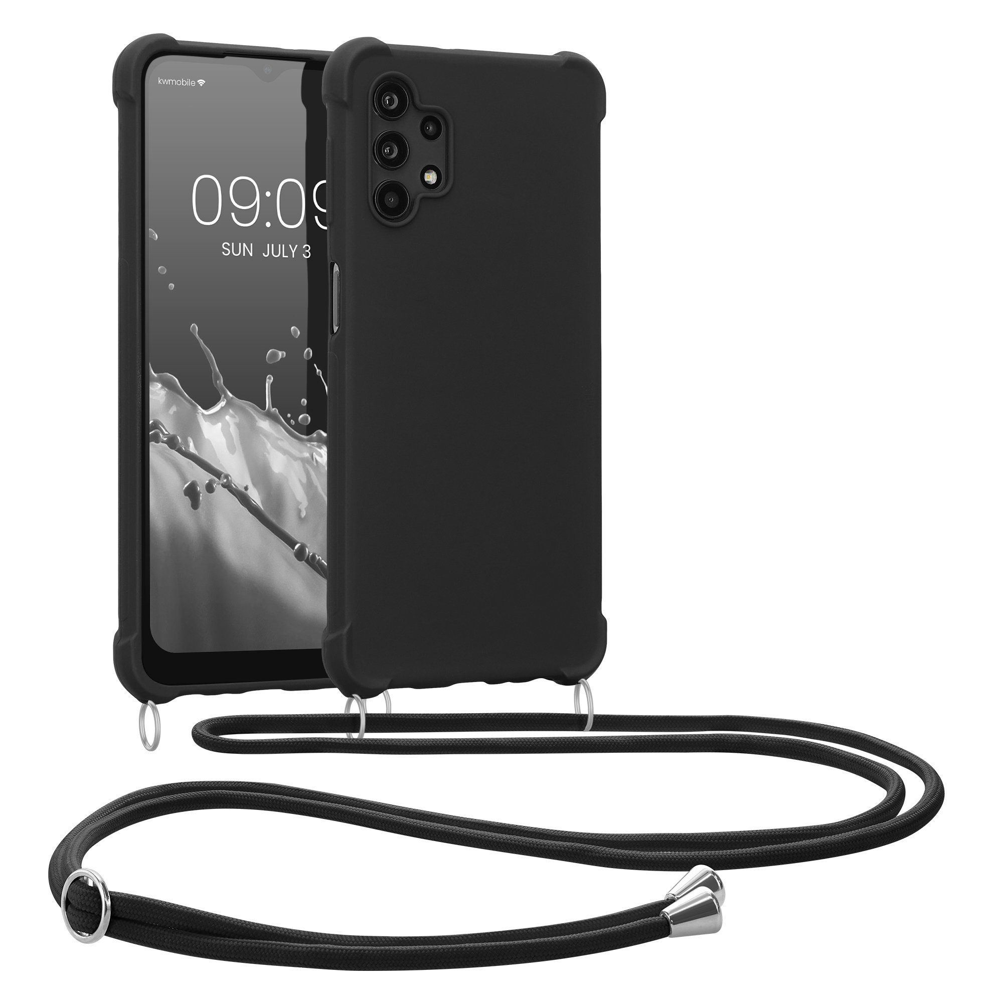 Kwmobile Handyhülle Hülle Für Samsung Galaxy A32 5g Mit Metall Kette