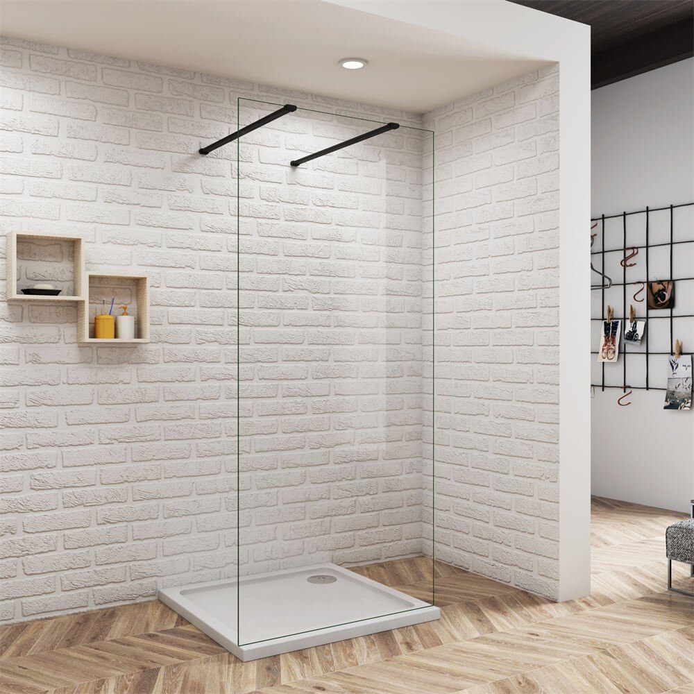 Duschspa Duschwand Walk In Dusche Duschtrennwand 200cm Esg Glaswand Mit