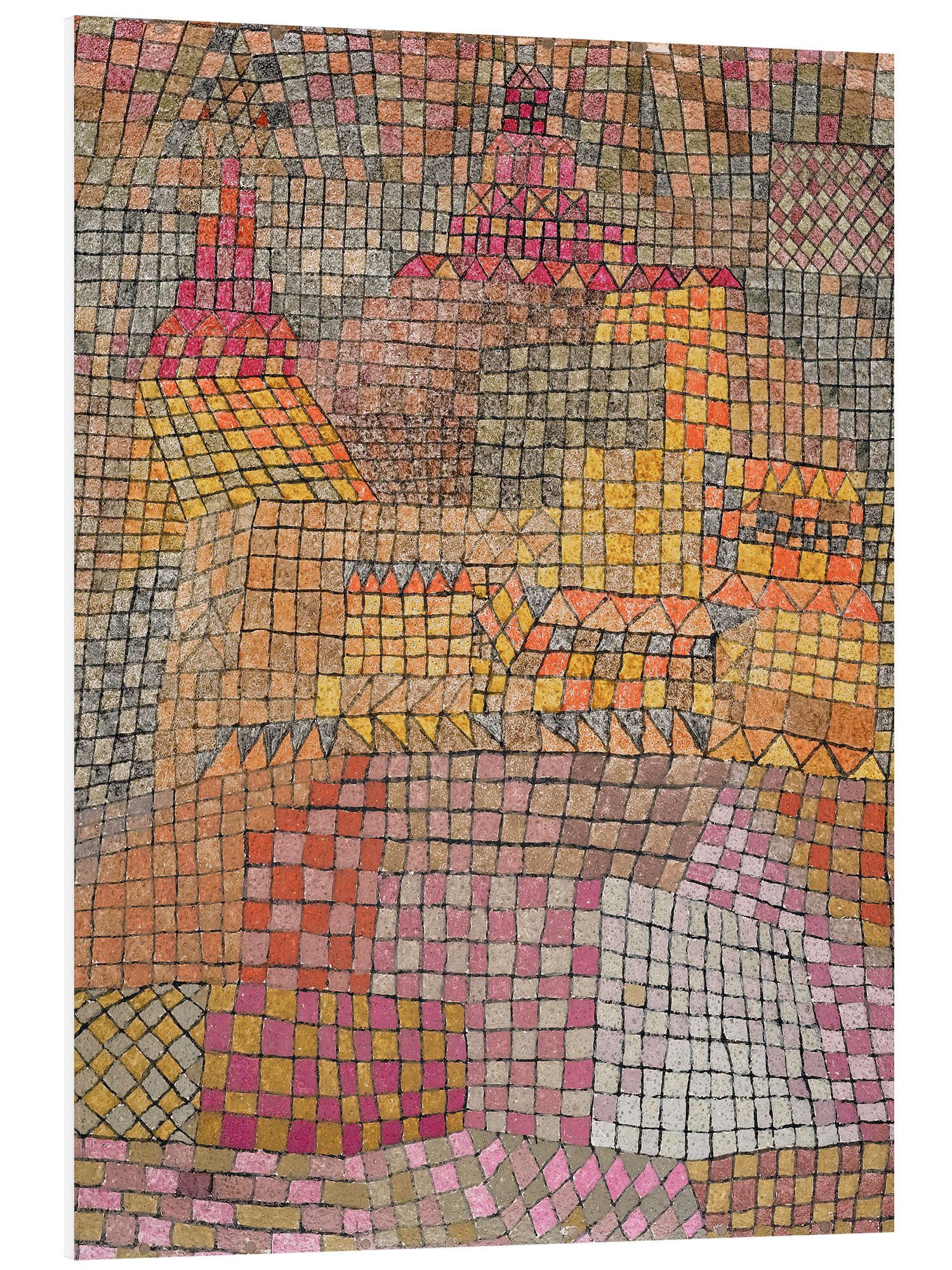 Posterlounge Forex Bild Paul Klee Stadtschloss Malerei