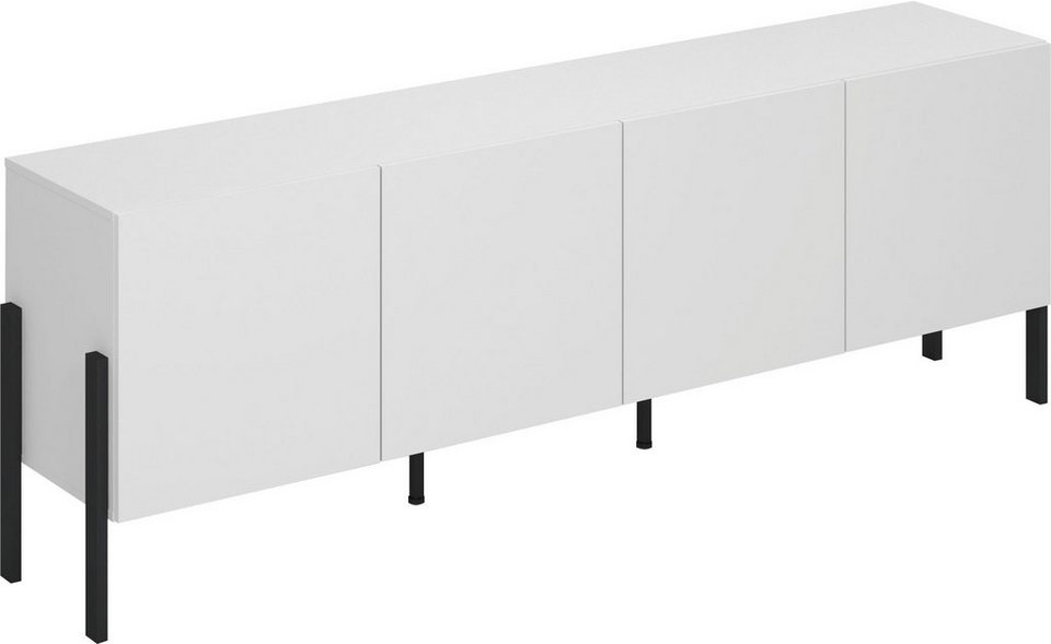 Inosign Kommode Jukonbreite 200 Cm Moderne Grifflose Kommode4 Türen