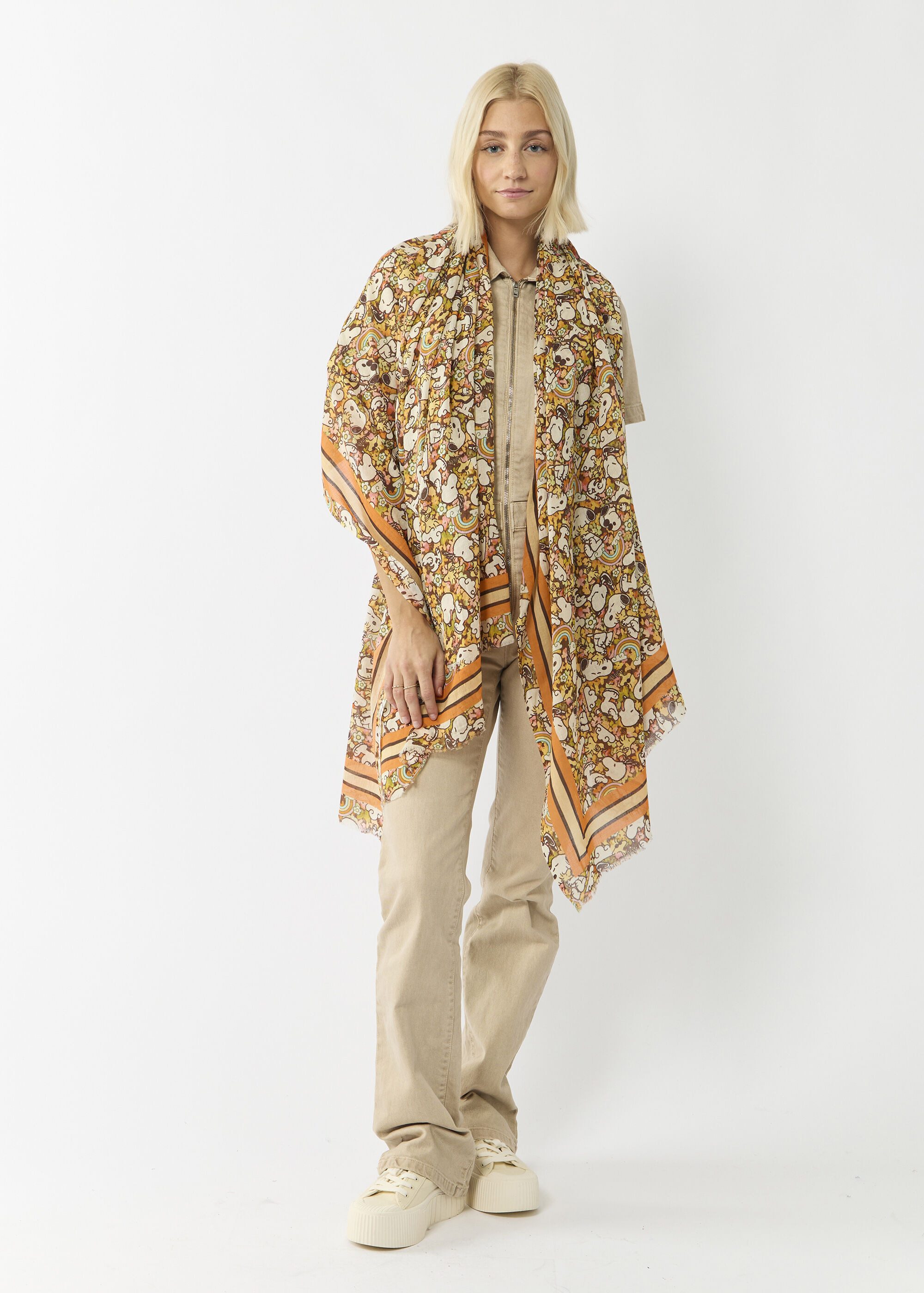 Codello Modeschal 1 St Mit Floralem Muster Floraler Peanuts
