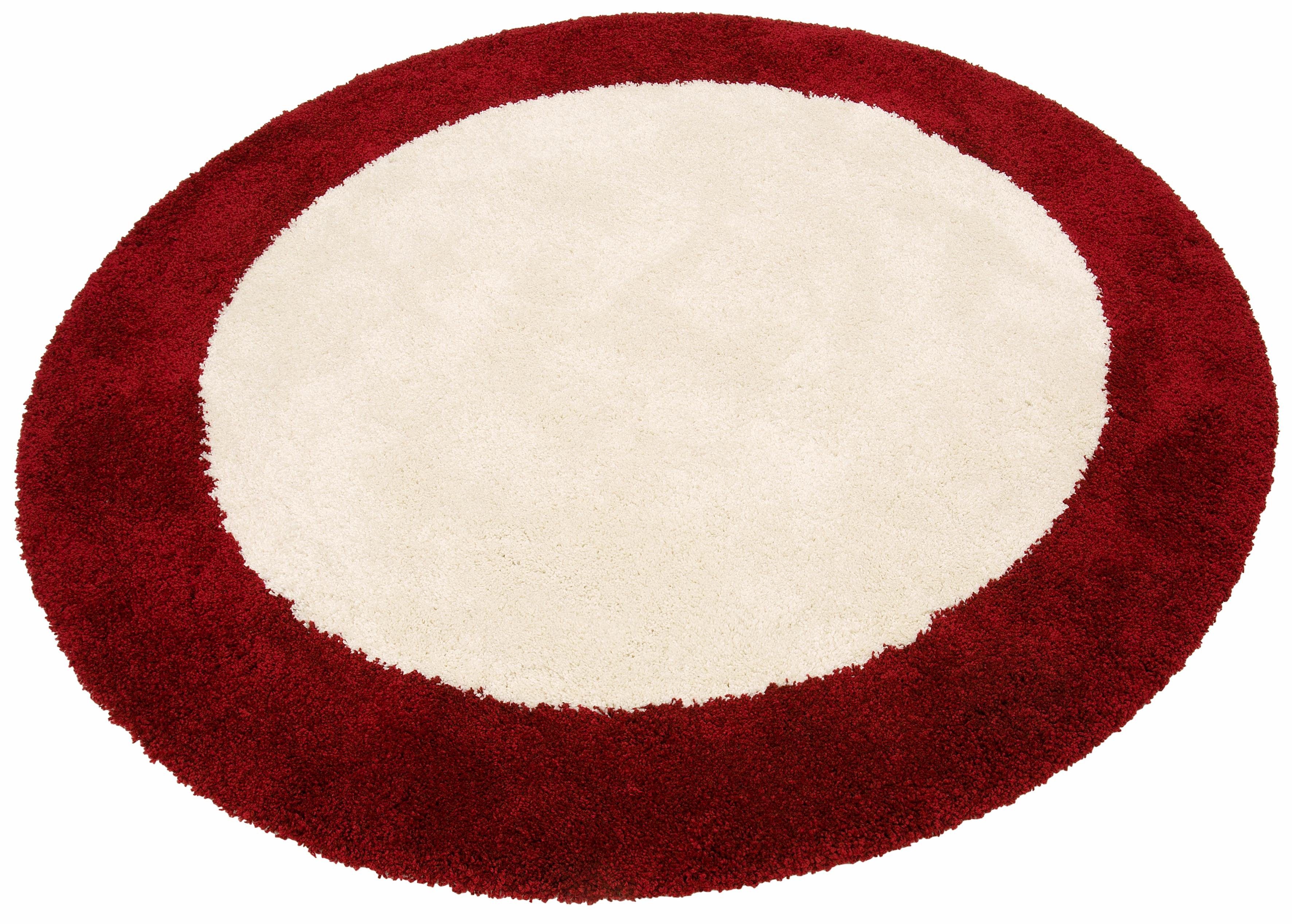 Hochflor Teppich Rund Home Affaire Collection Adele Höhe 40 Mm