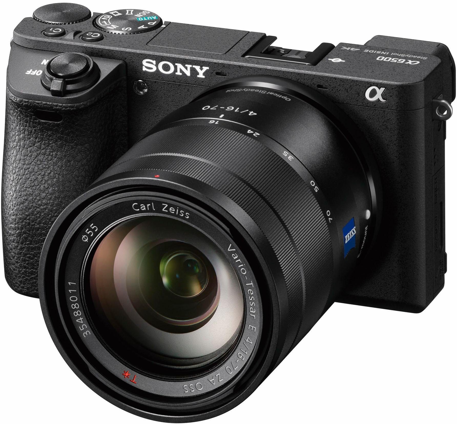 Sony »Alpha 6500« Systemkamera (Vario-Tessar T* E 16 - 70 mm F4 ZA OSS ...