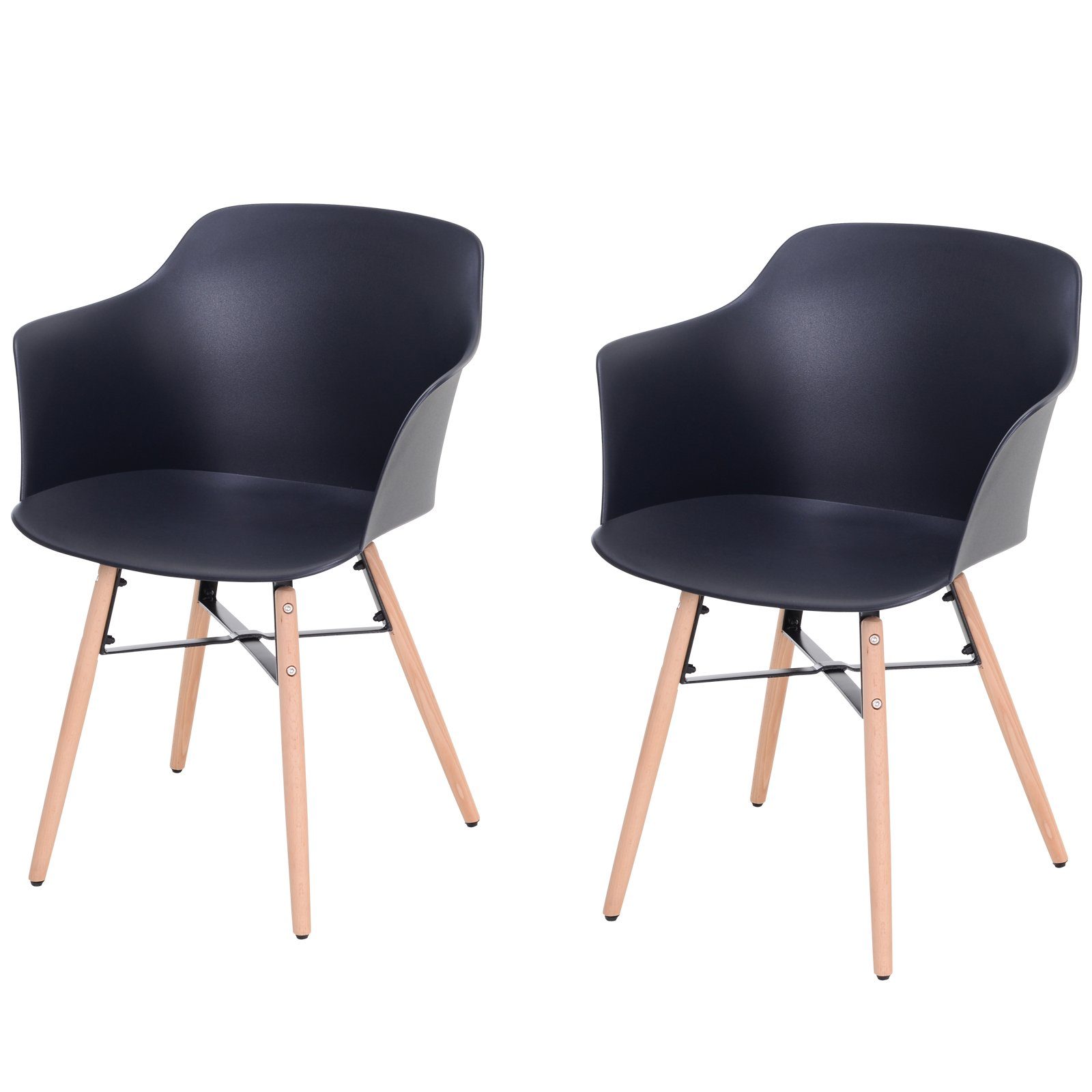 Homcom Esszimmerstuhl Esszimmerstühle Im Retro Design