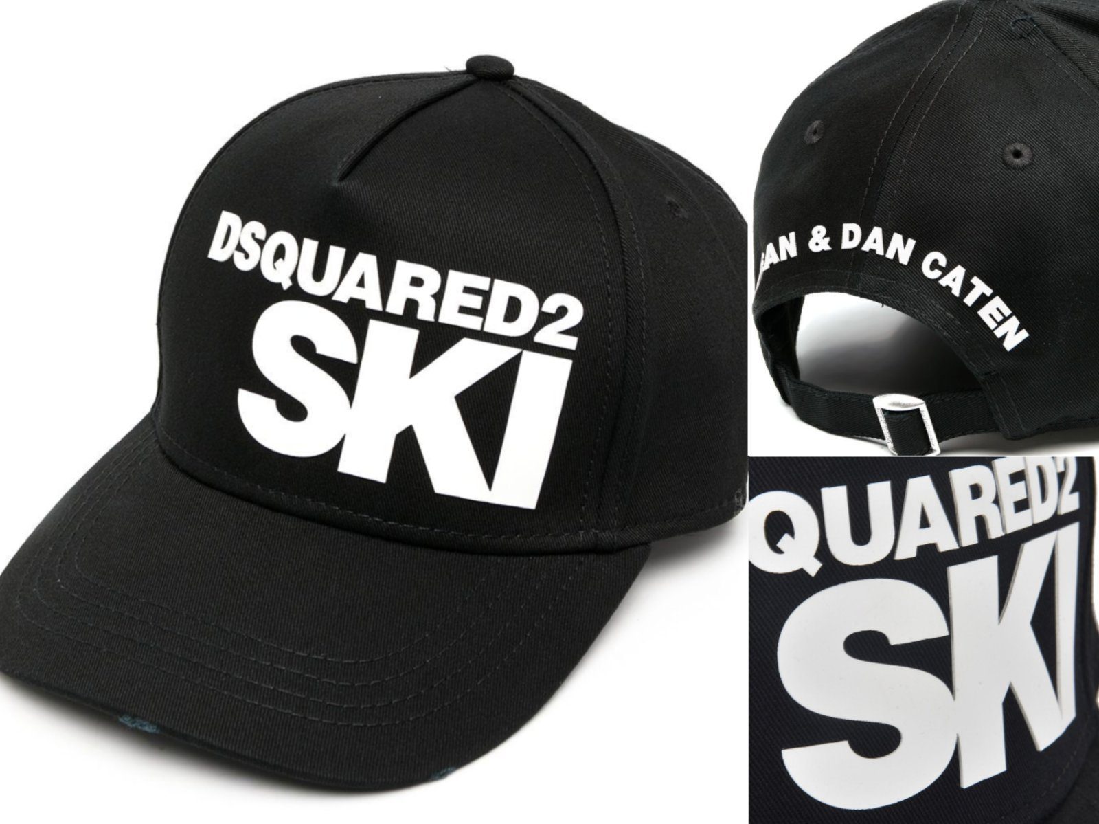 Dsquared2 Baseball Cap Dsquared2-224-SKI-Schwarz