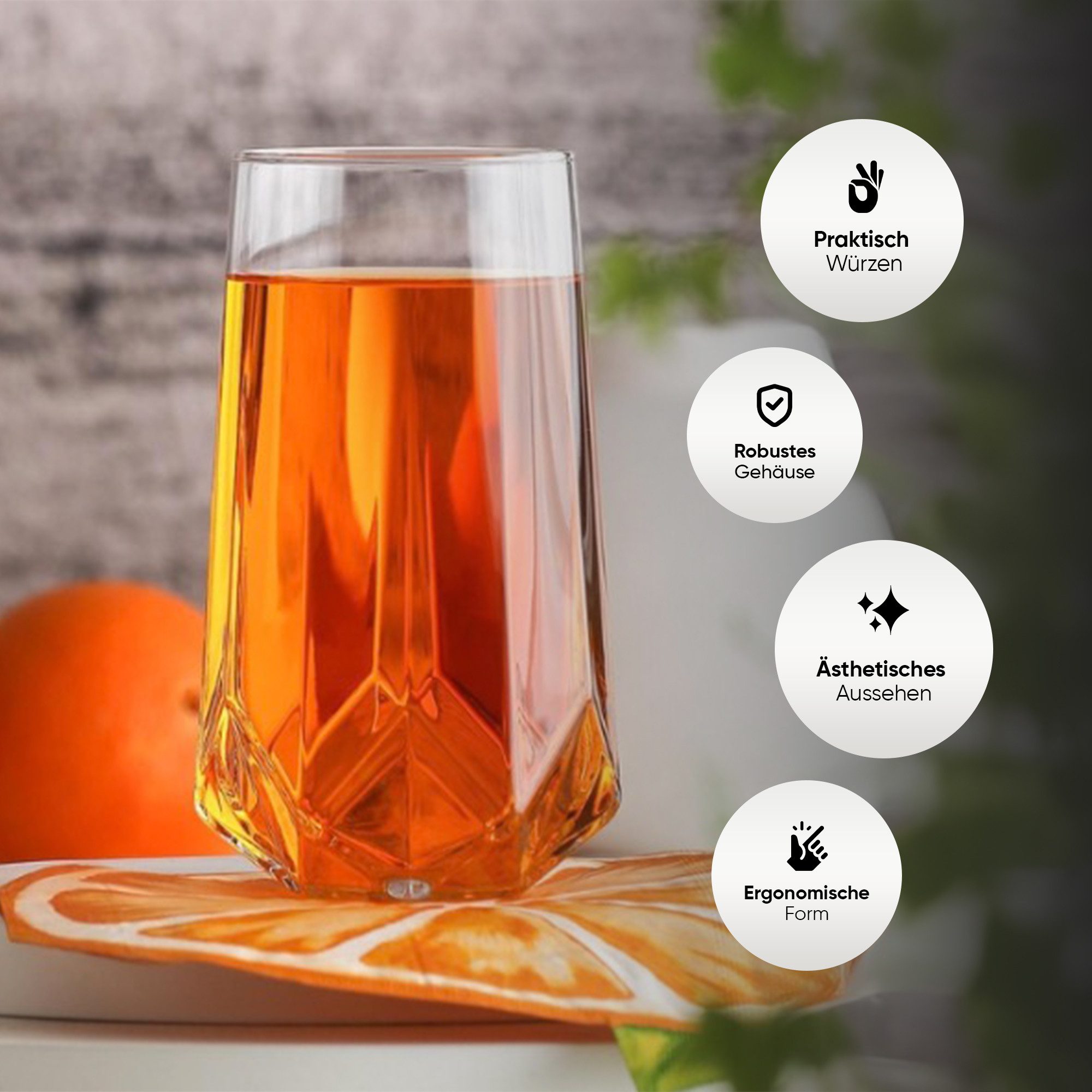 LAV Gläser-Set Alya 24-tlg. Gläser-Set (6 Personen), 24-tlg., Glas, 24 ...