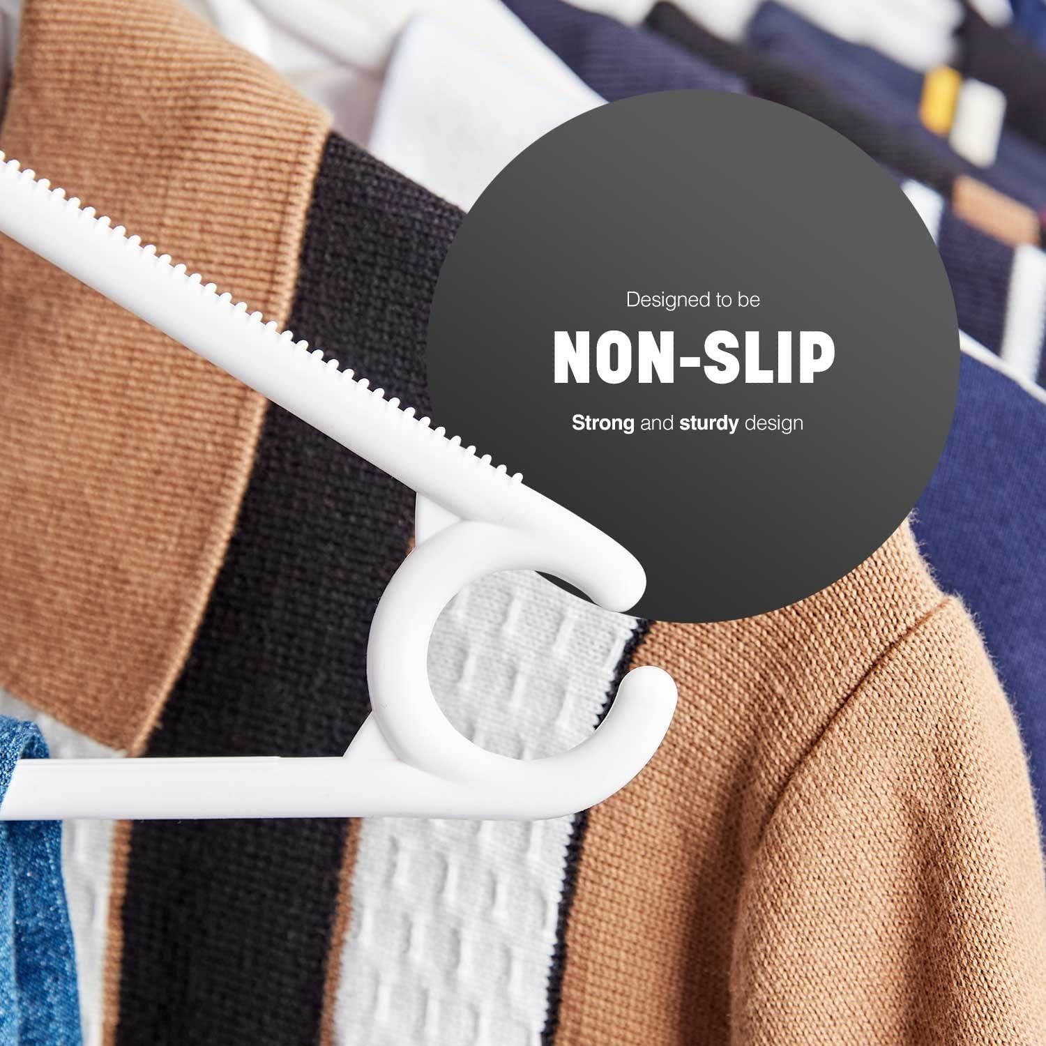 Centi Kleiderbügel 20 platzsparend, strapazierfähig, drehbare Bügel ...