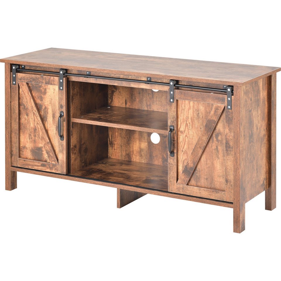 Rutaqian Sideboard Sideboard Küchenschrank Mit 2 Schiebetüren