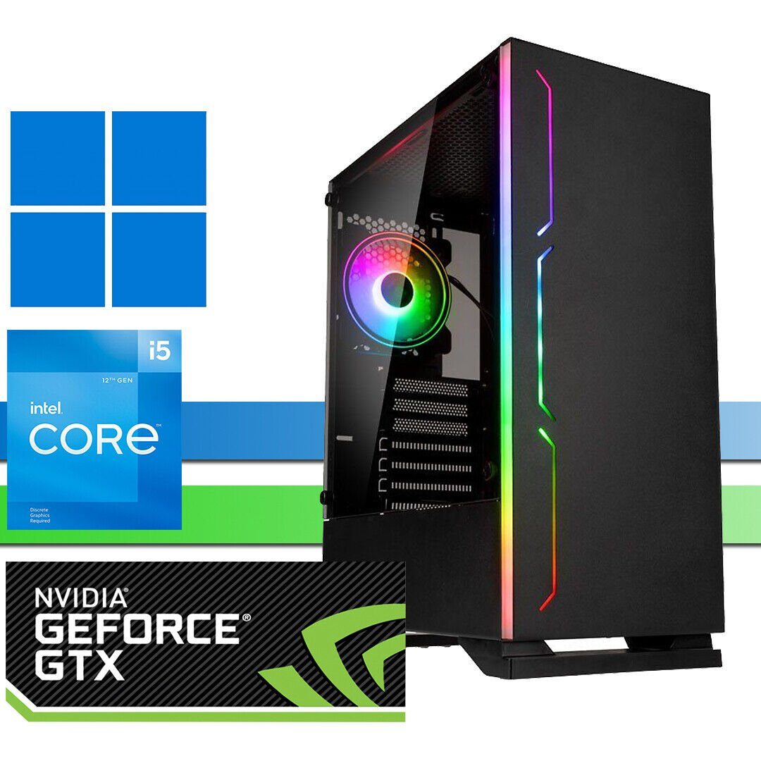 X-HARDWARE X-Gaming Computer 12400F, 32GB, GTX 1650, 256GB SSD + bis zu 4TB HDD Gaming-PC (Intel ...