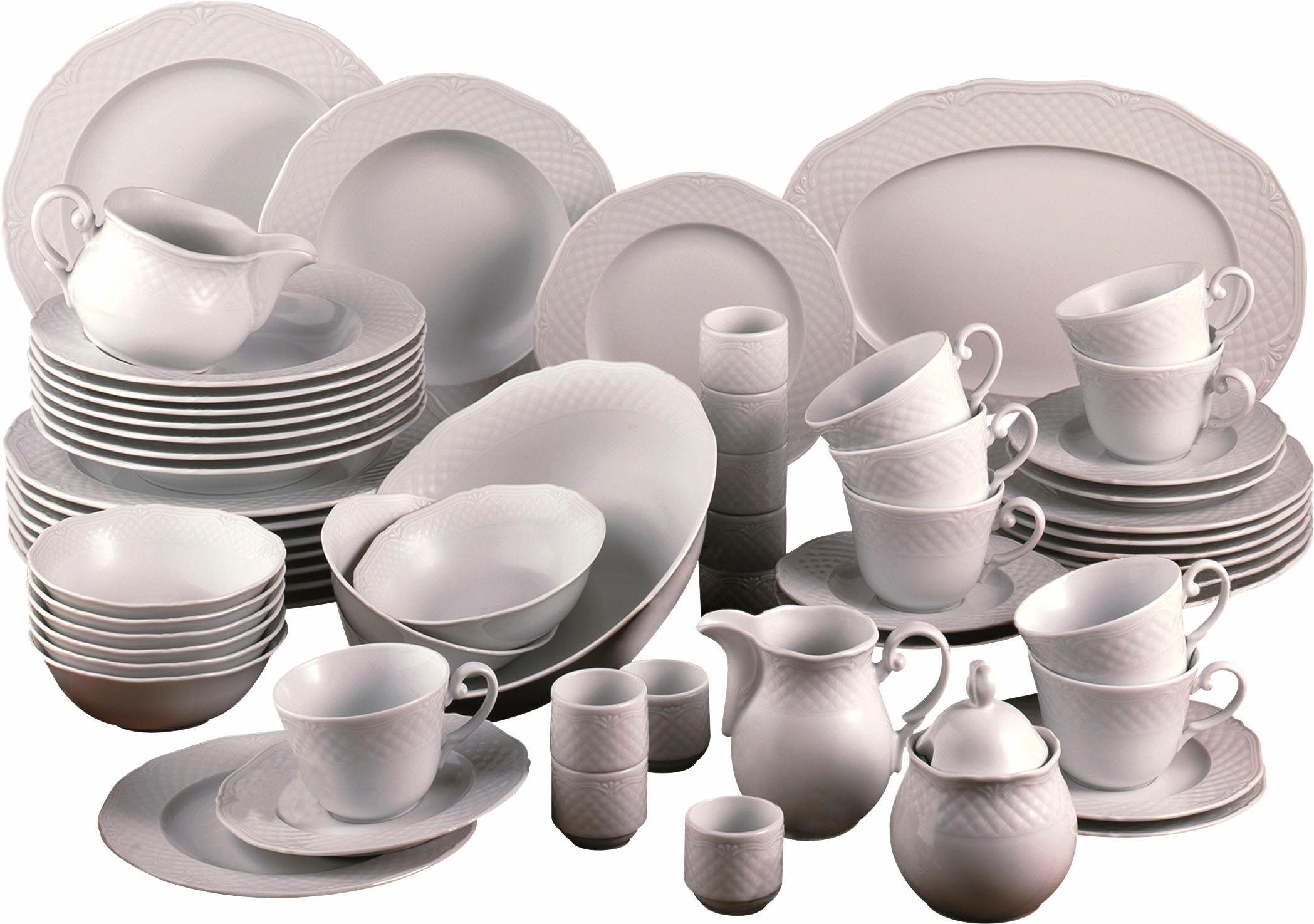 Creatable Kombiservice Arianne 61 Tlg Porzellan