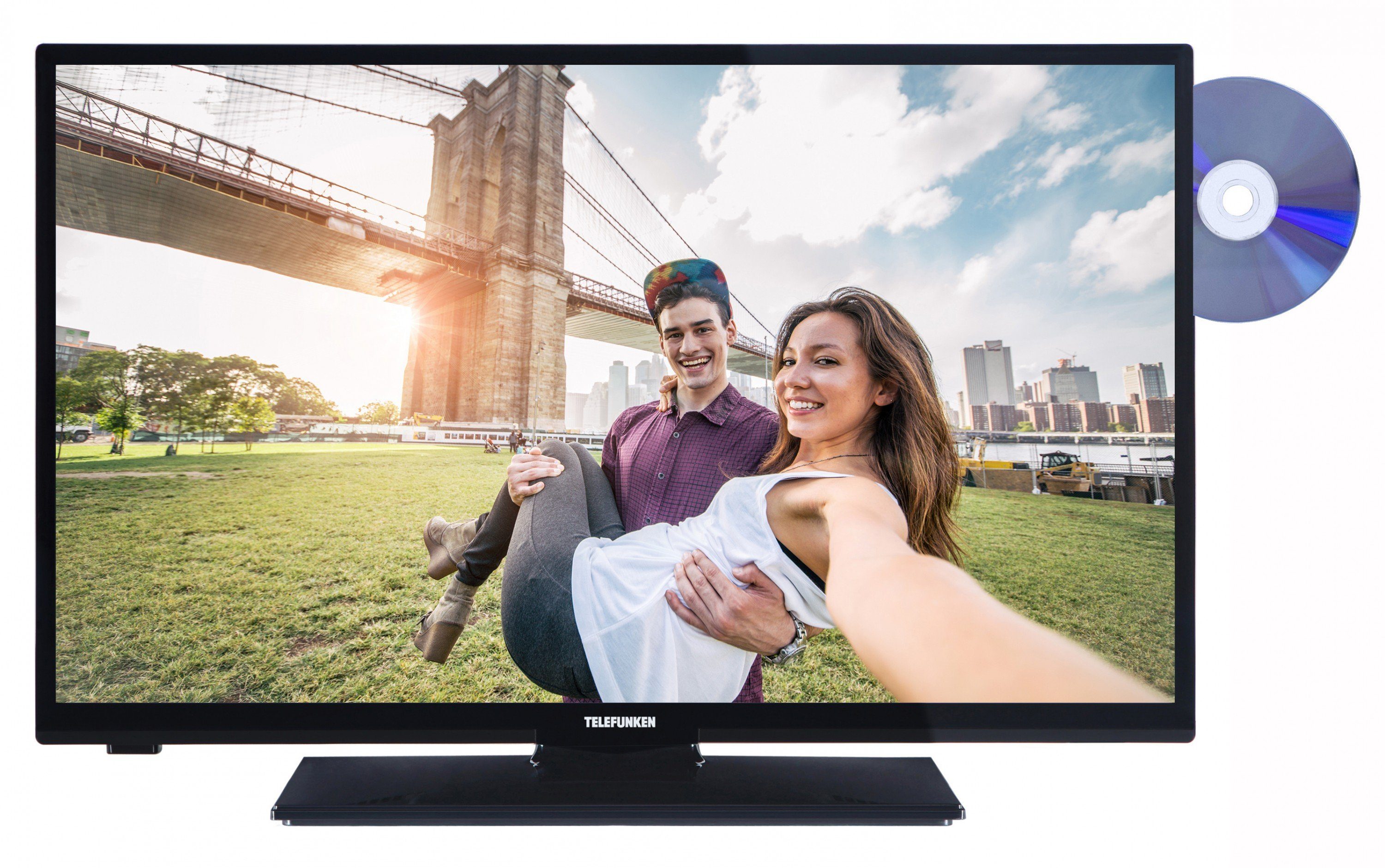 Telefunken LED-Fernseher (28 Zoll, HD-Ready, DVB-T2 HD, DVD) »XH28A101D ...